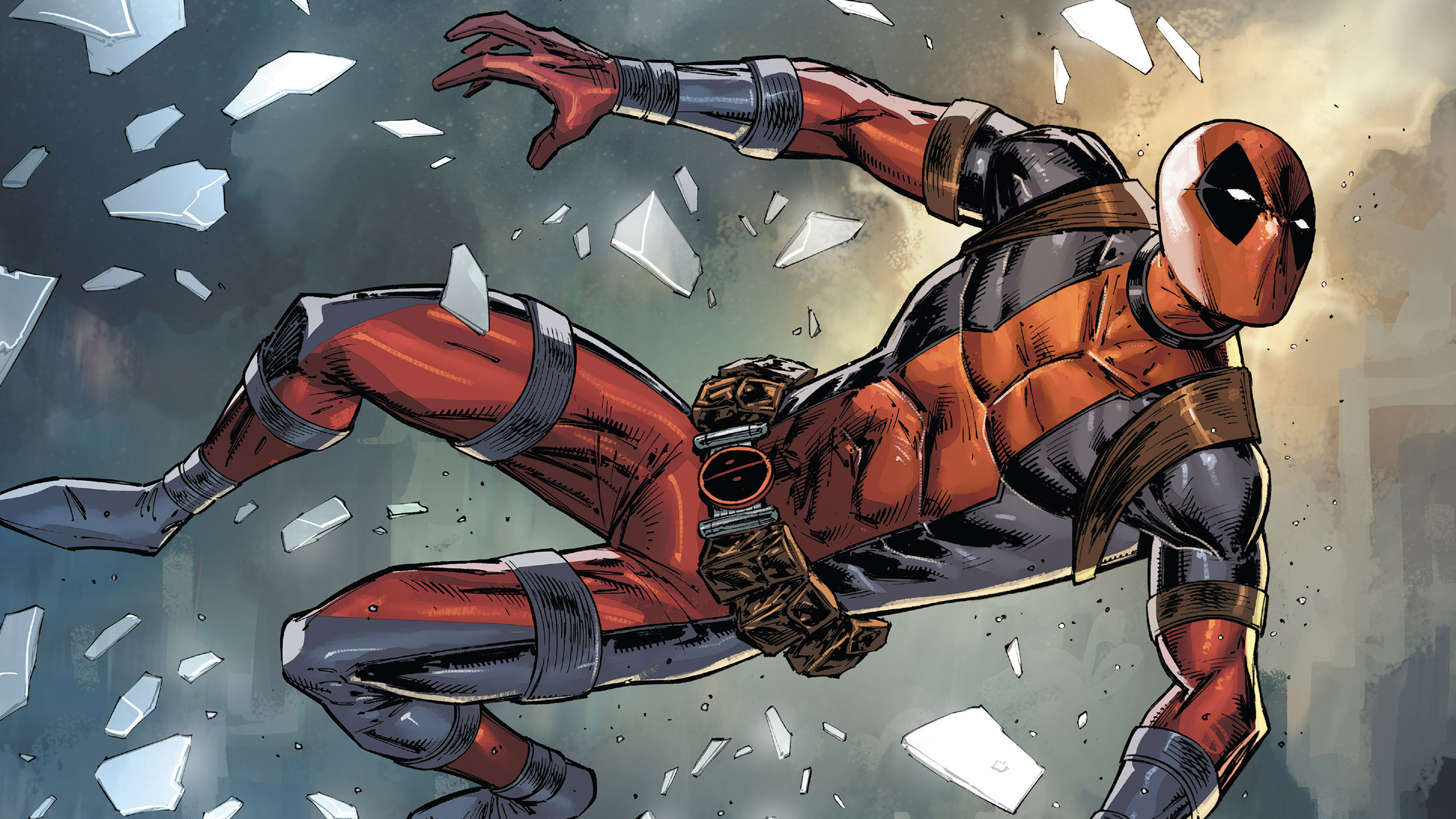 Deadpool Dynamic: HD Comic Wallpaper Splash