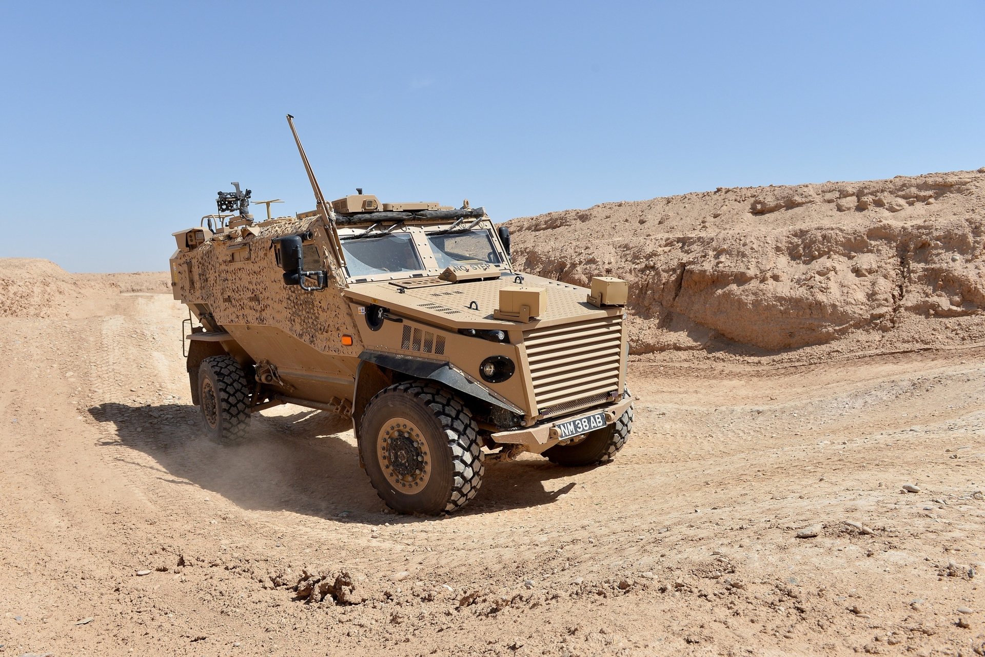Desert Armor: HD Military Vehicle in Action