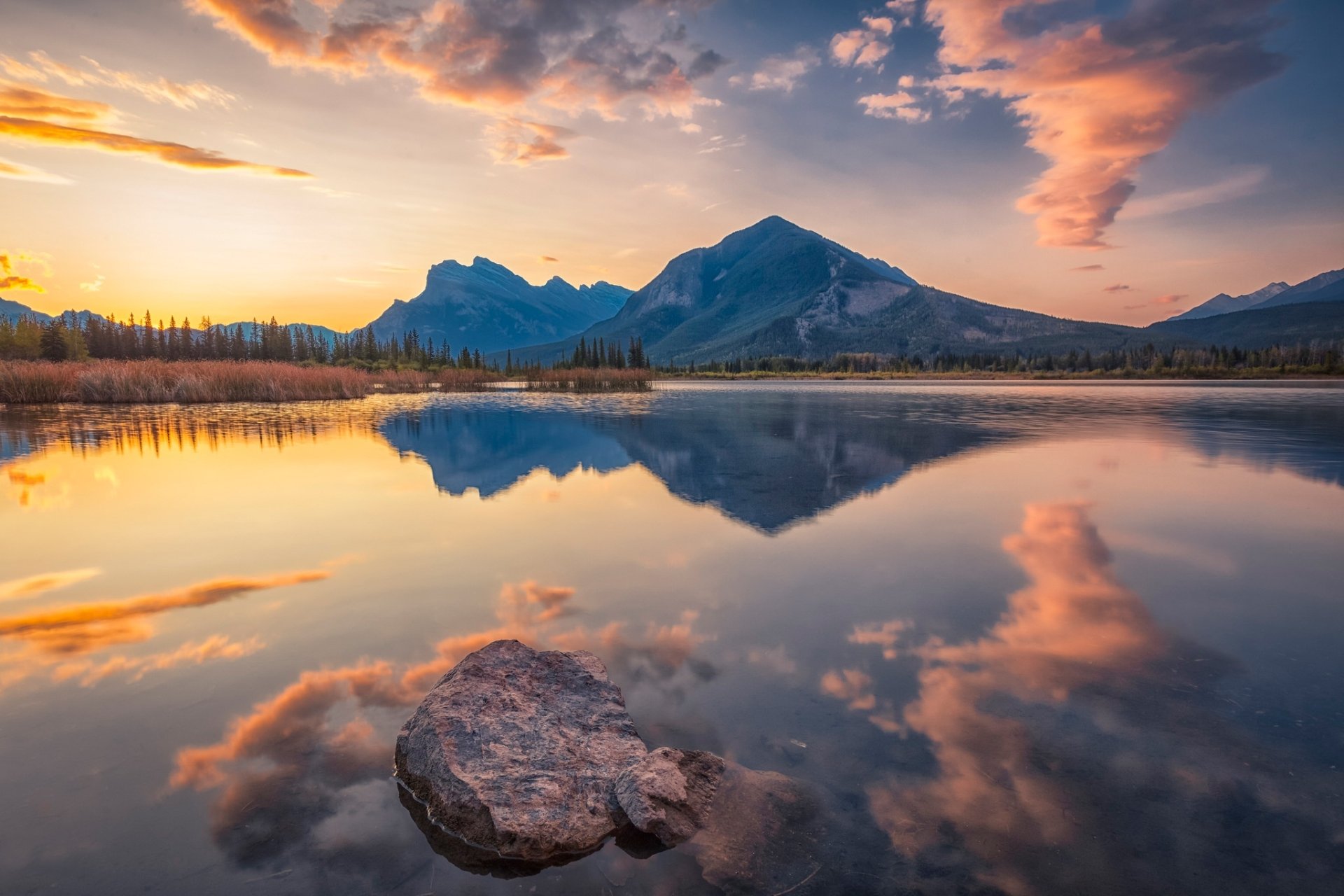 Download Mountain Lake Cloud Nature Reflection HD Wallpaper
