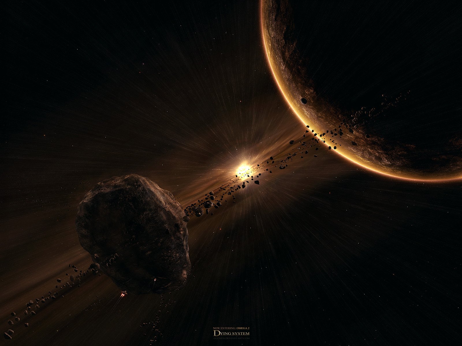 Epic Sci-Fi Planet: Stunning HD Space Wallpaper | 1600x1200 | Wallpaper ...