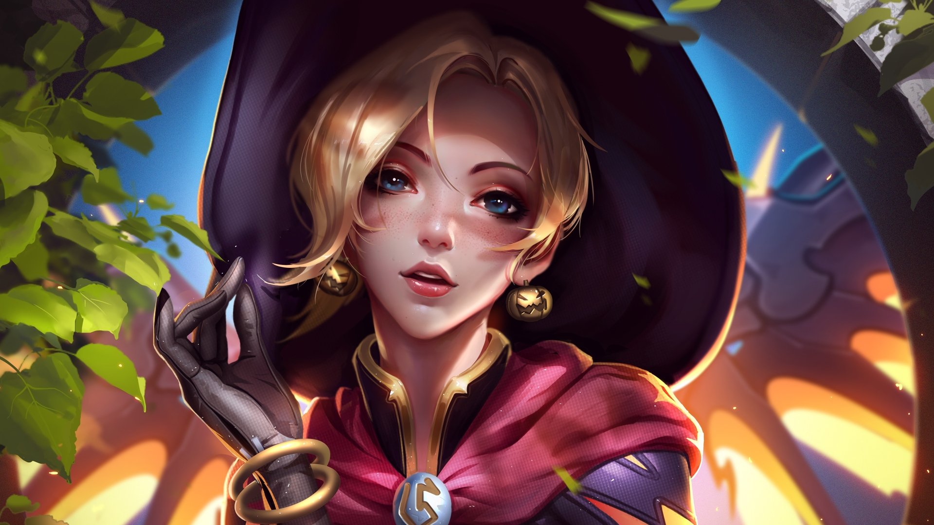 Witch Mercy Overwatch 4K Ultra HD Wallpaper