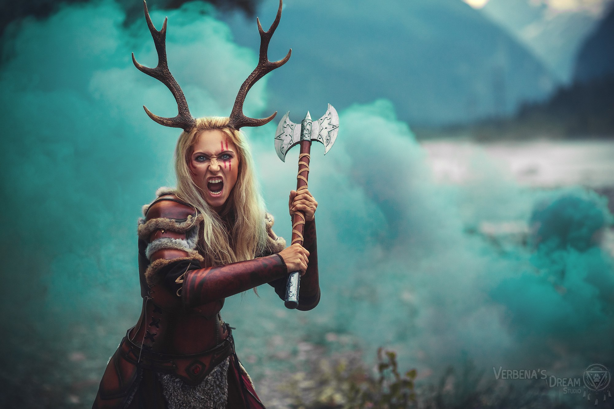 Download Woman Cosplay HD Wallpaper by Verbena's Dream Studio