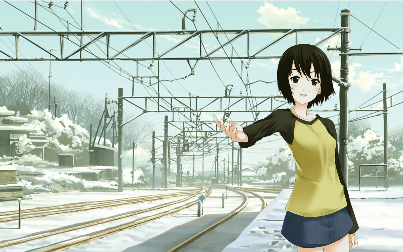 Download Misaki Nakahara Anime Welcome To The N.H.K. Wallpaper