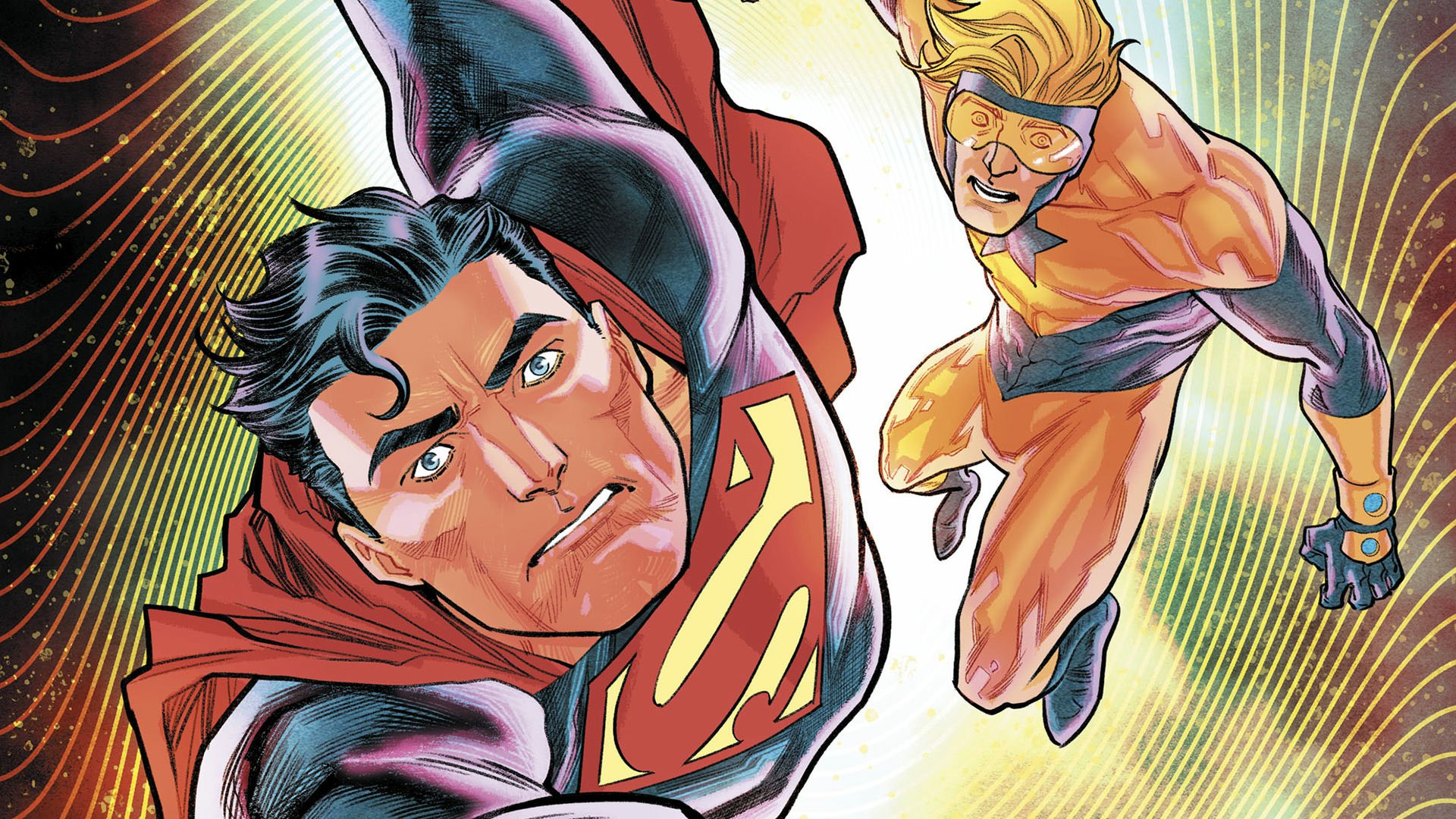 Superman & Booster Gold: Dynamic DC Comics HD Wallpaper