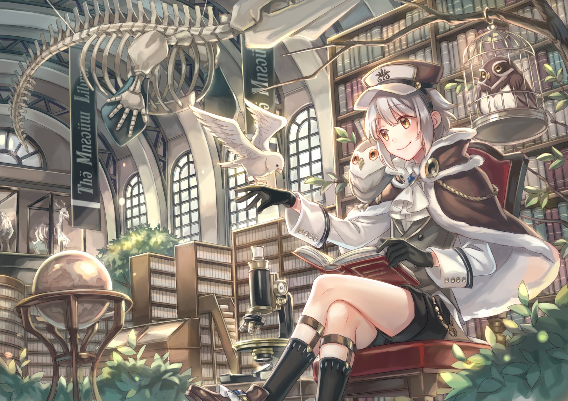 Anime Library Guardian - HD Wallpaper by zoff