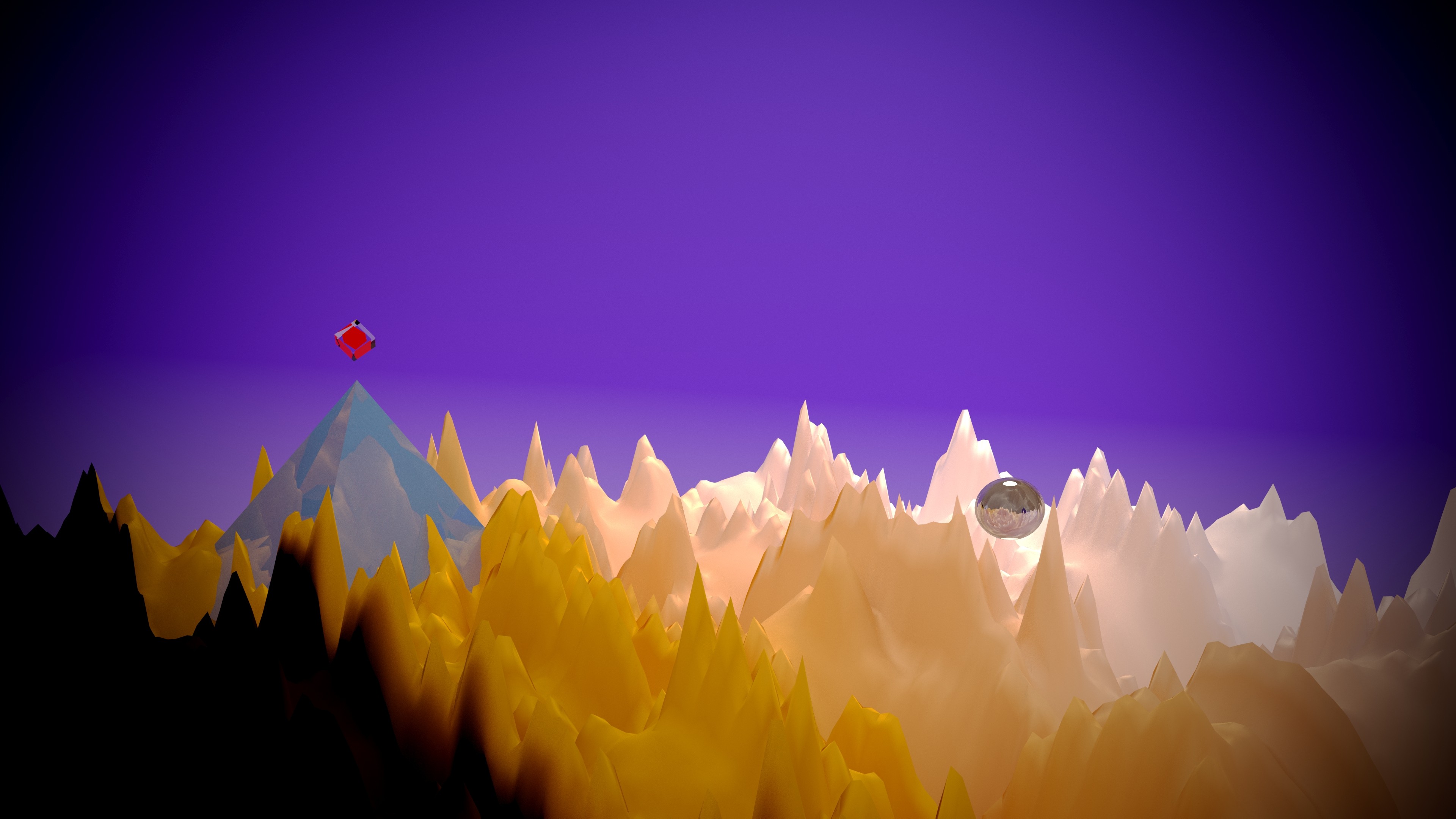 Download CGI Graphic Design 3D Artistic Landscape 4k Ultra HD Wallpaper