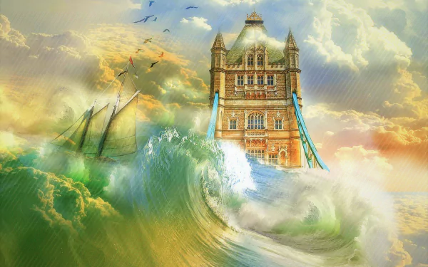 Download Tsunami Movie Godzilla HD Wallpaper