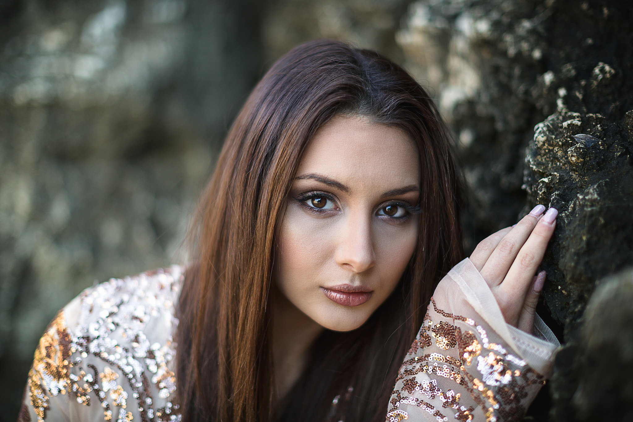 Download Close-up Face Lipstick Brown Eyes Brunette Woman Model HD ... Download Close-up Face Lipstick Brown Eyes Brunette Woman Model HD ...