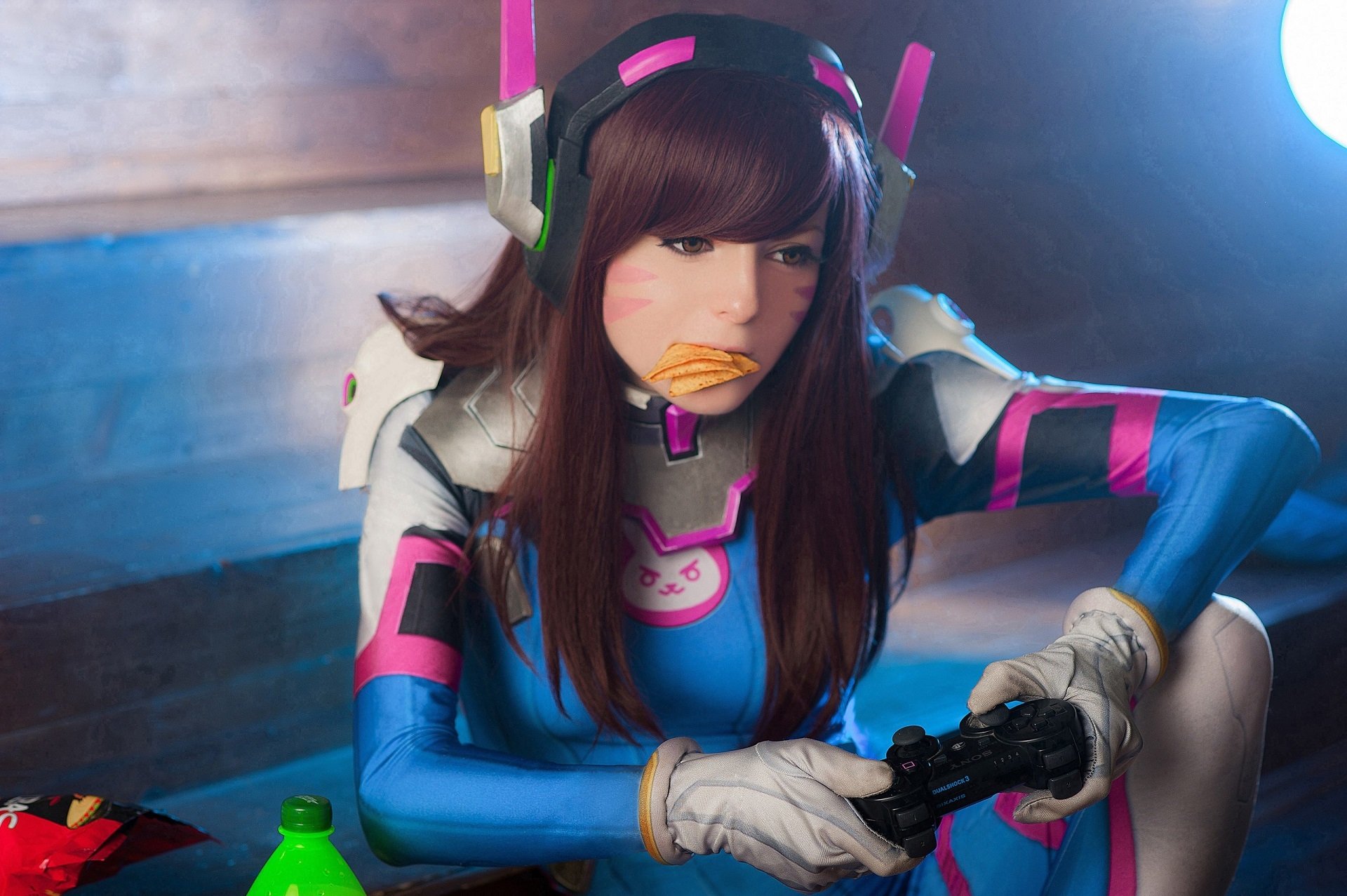D.Va Cosplay HD Wallpaper – Fierce Overwatch Gamer Girl Essence by ...