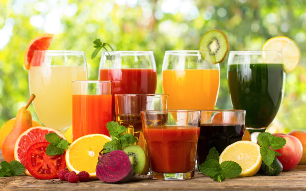 4K Ultra HD Orange Juice Delight