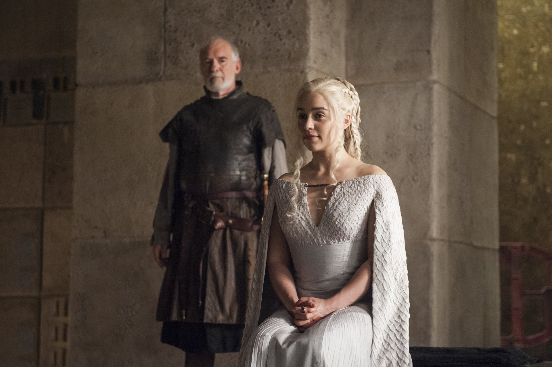Download Ian McElhinney Emilia Clarke Barristan Selmy Daenerys ...