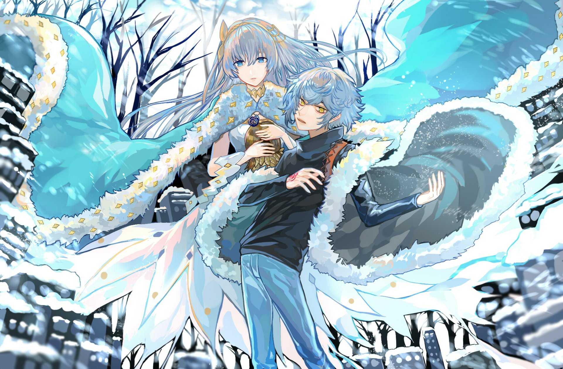 Kadoc Zemlupus & Caster: Epic Fate/Grand Order HD Anime Wallpaper