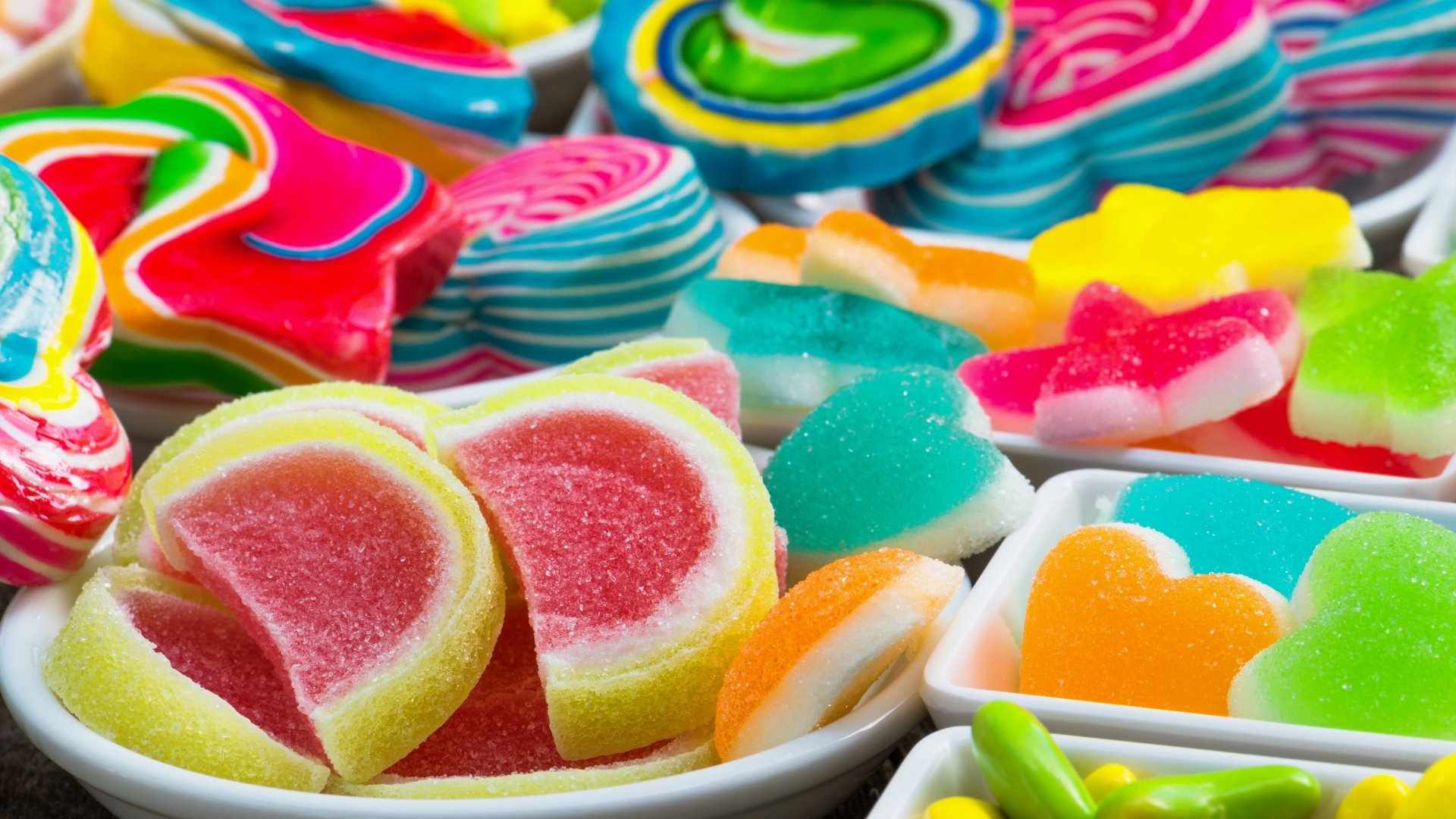Download Colors Colorful Sweets Food Candy 4k Ultra HD Wallpaper