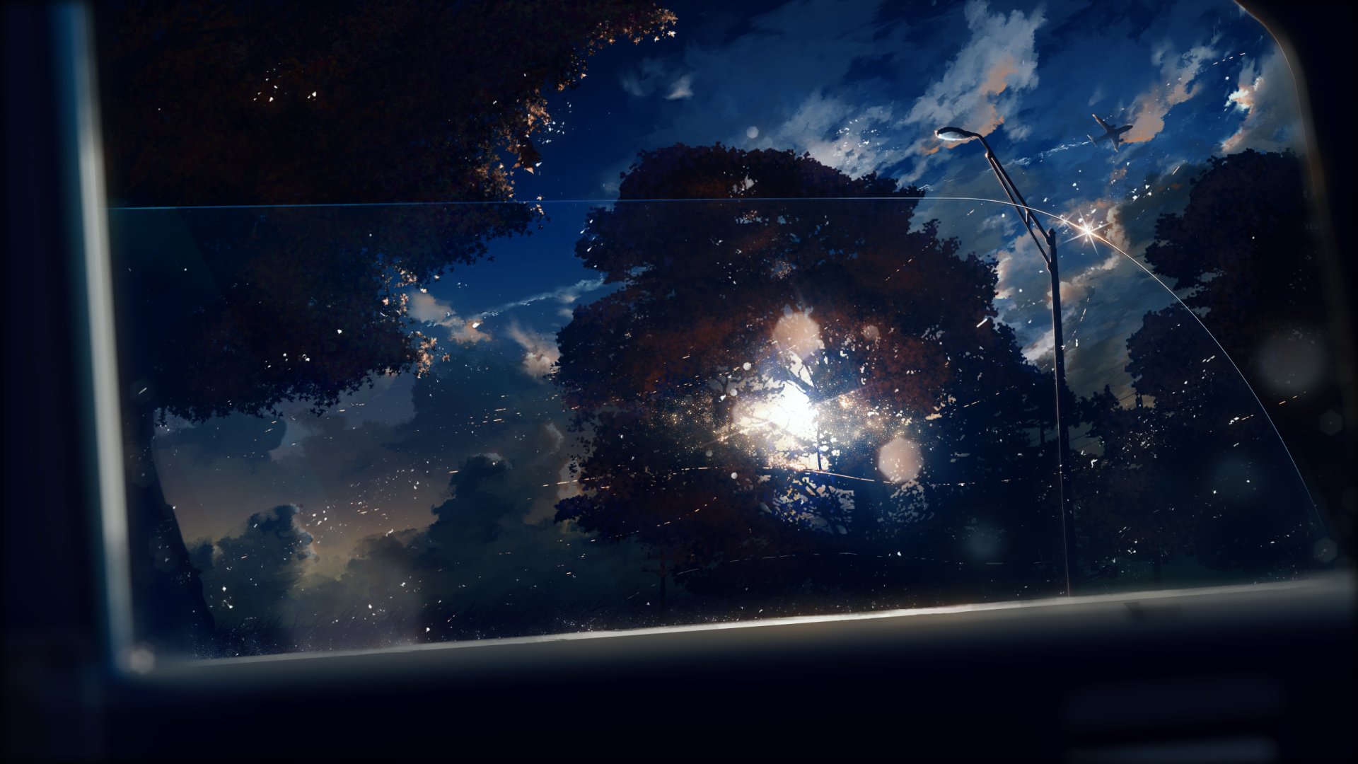 Skybound Dreams: Anime View from the Airplane Window in HD by Y_Y ...