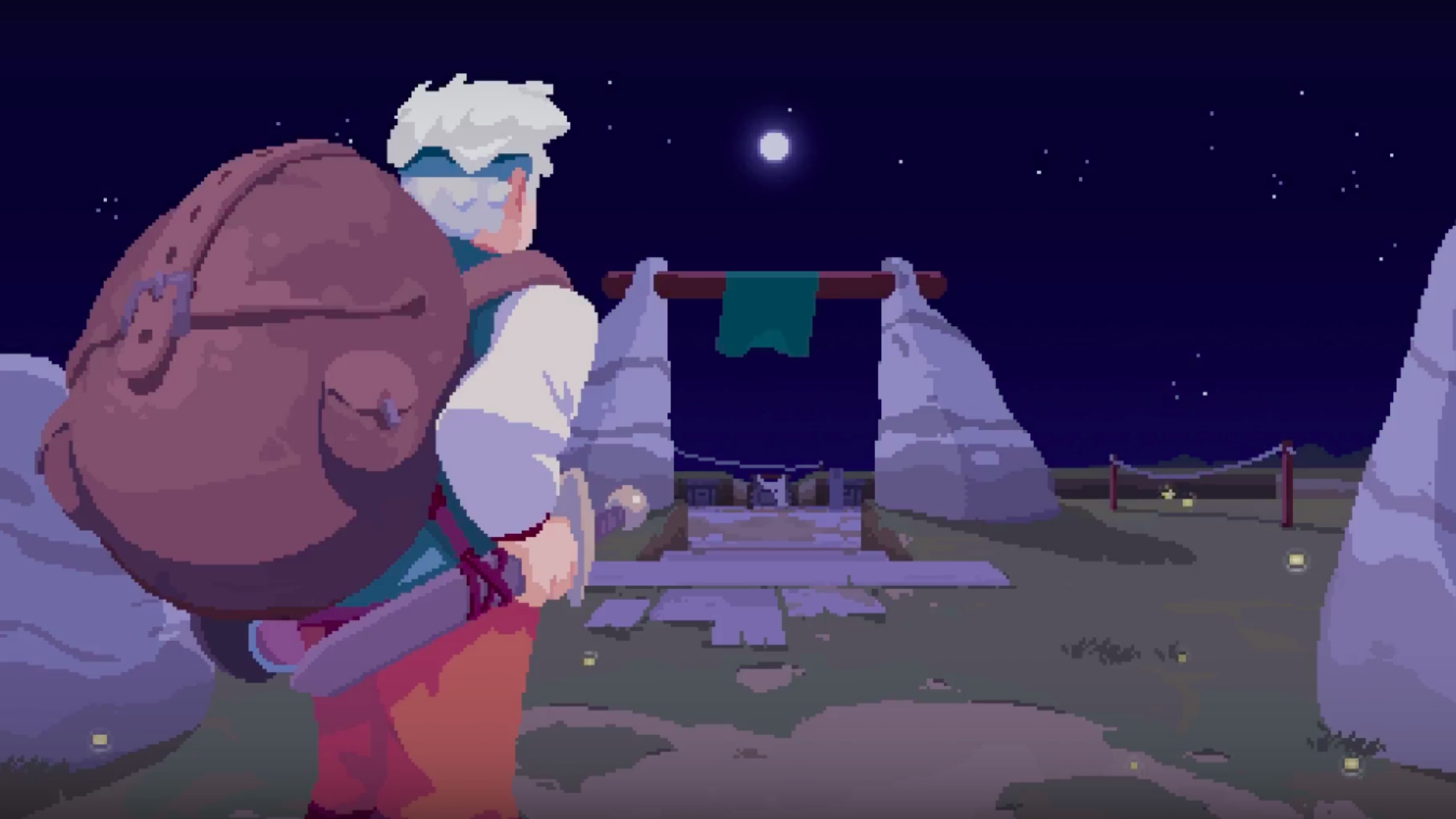 Moonlighter Game Nighttime Adventure HD Wallpaper