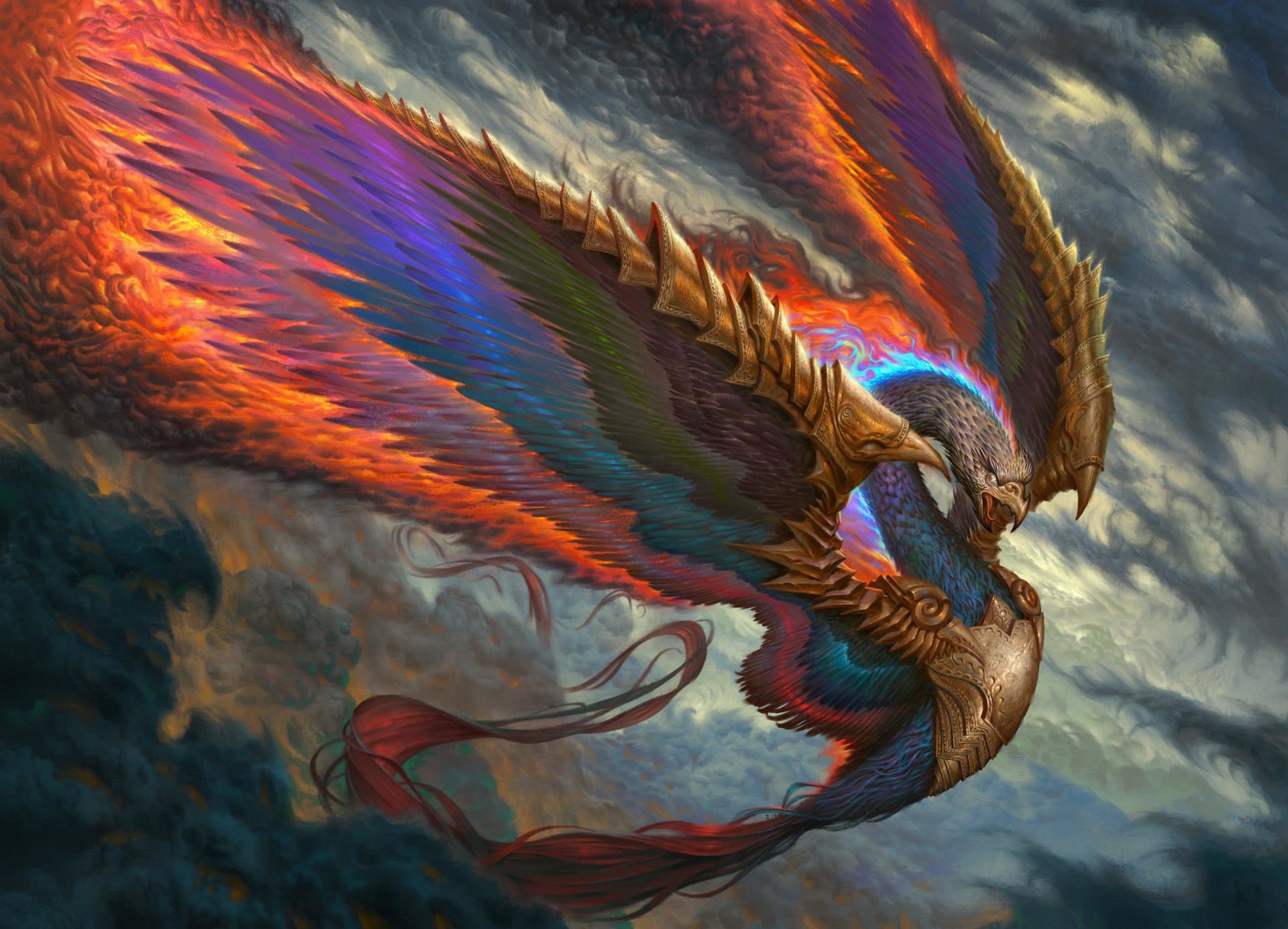 Download Wings Cloud Fantasy Creature HD Wallpaper by Firat Solhan