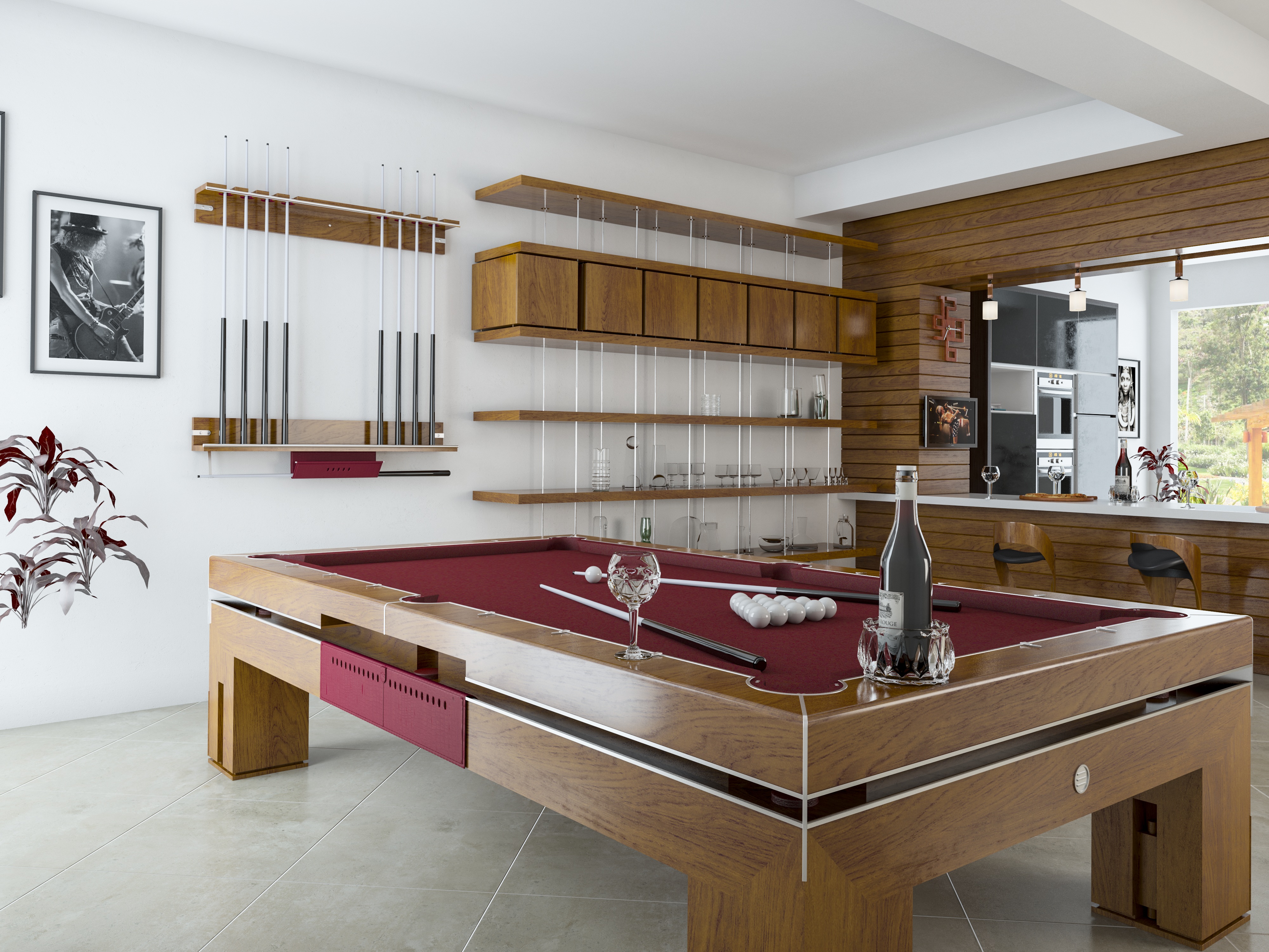 Download Pool Table Man Made Room 4k Ultra HD Wallpaper by ...