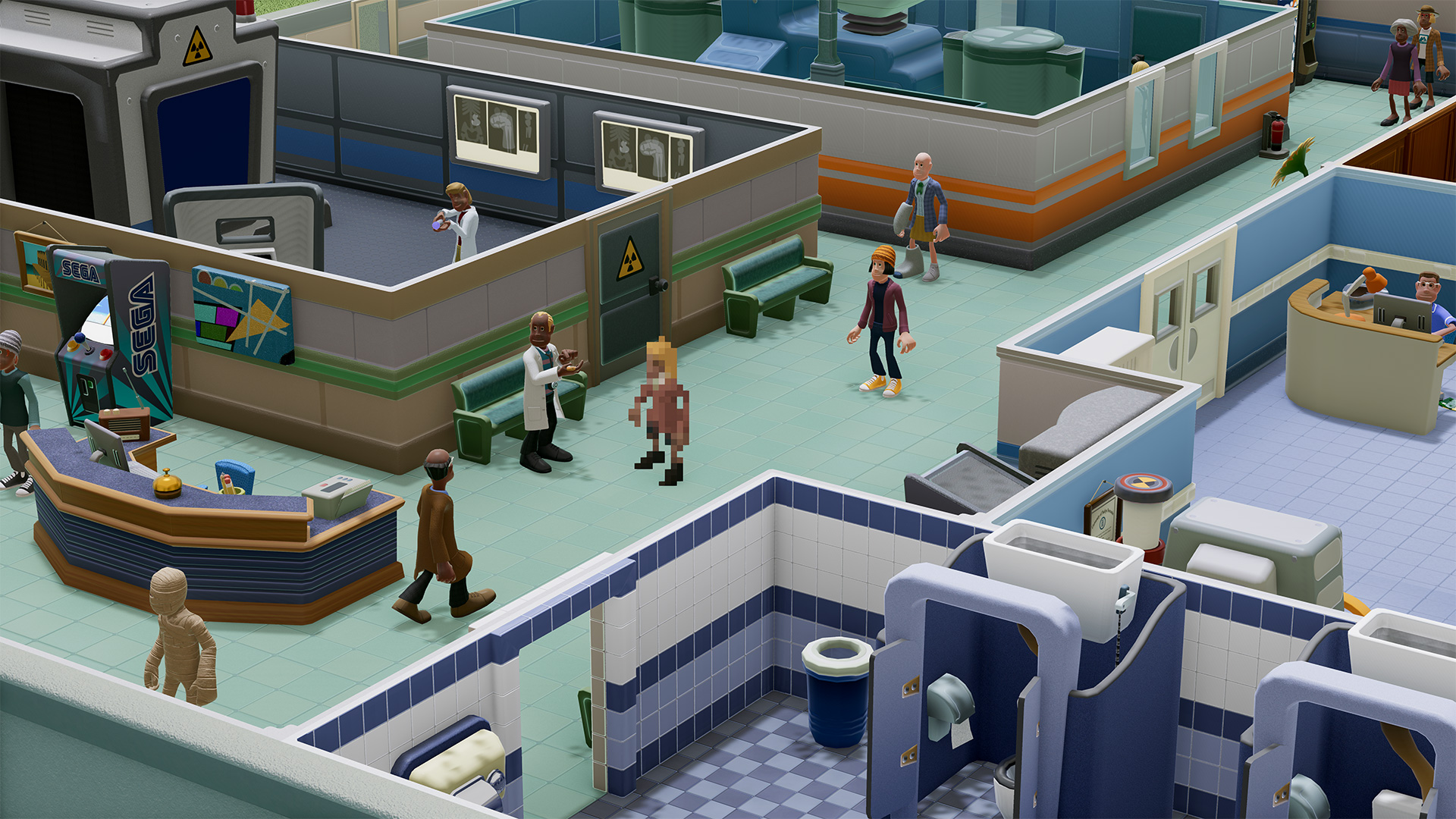 Two Point Hospital Game HD Wallpaper