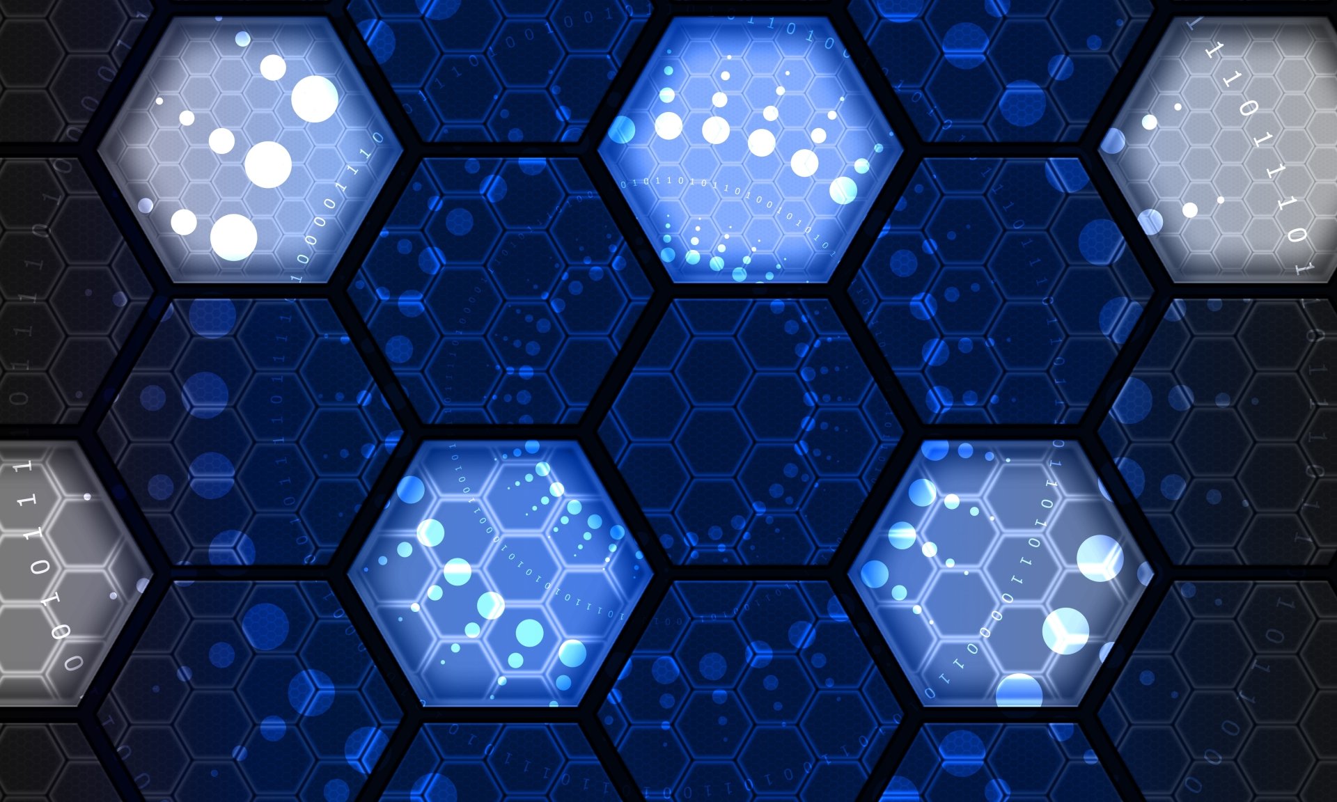 Download Pattern Blue Abstract Hexagon Abstract Blue 4k Ultra HD Wallpaper