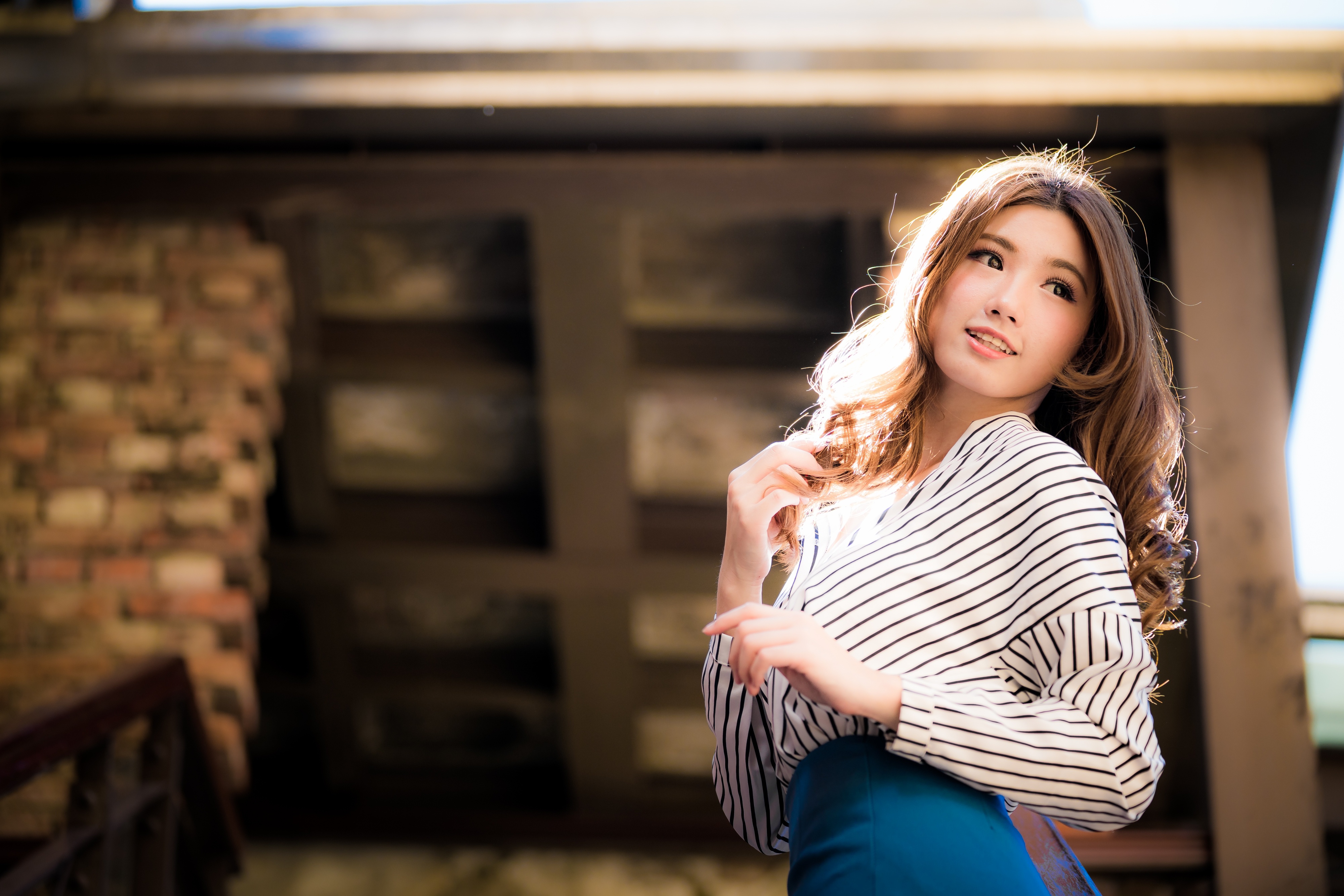 Radiant Asian Model in Stunning 4K Depth of Field Portrait with ...
