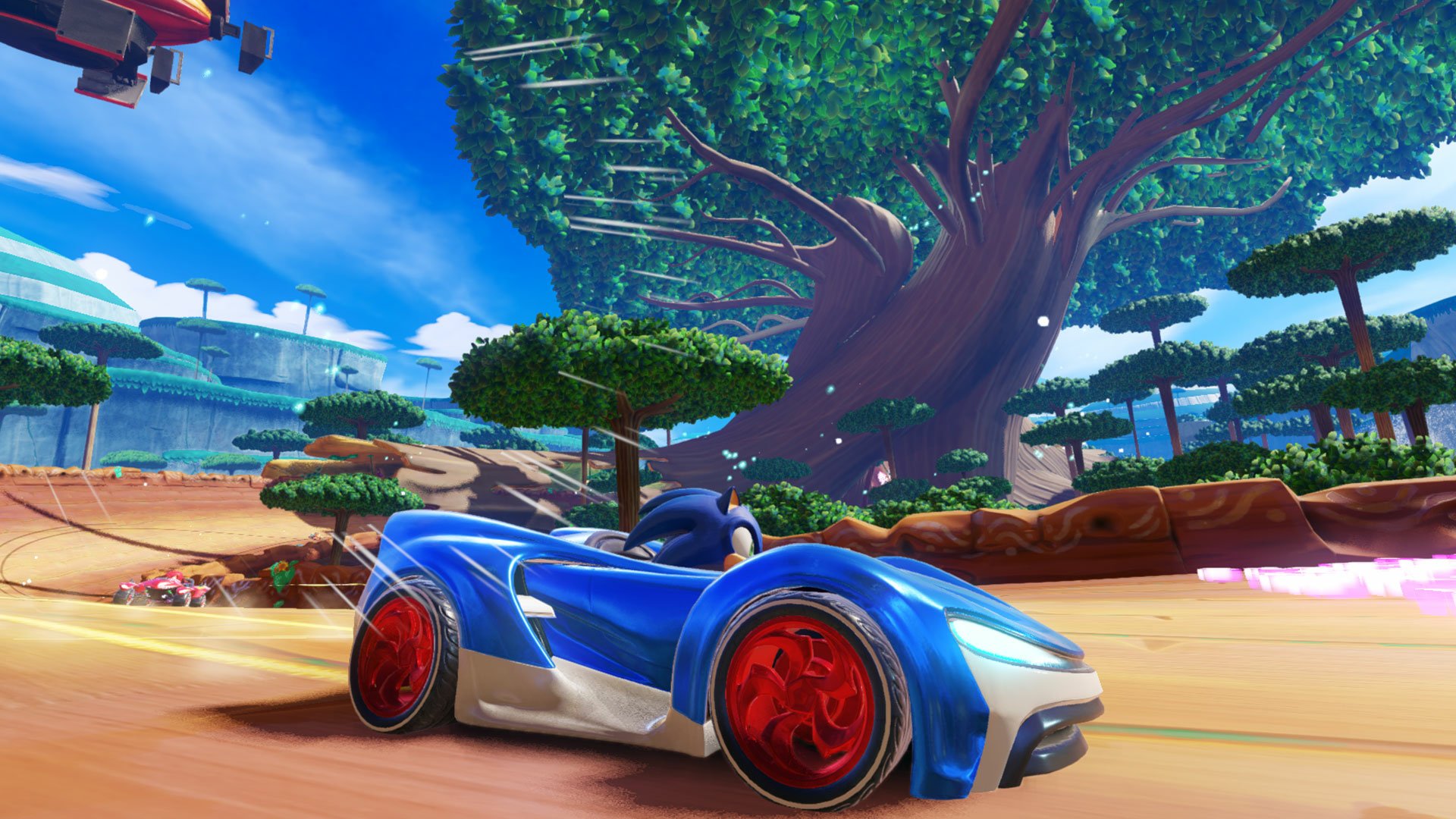 Team Sonic Racing HD Wallpaper - High-Speed Action