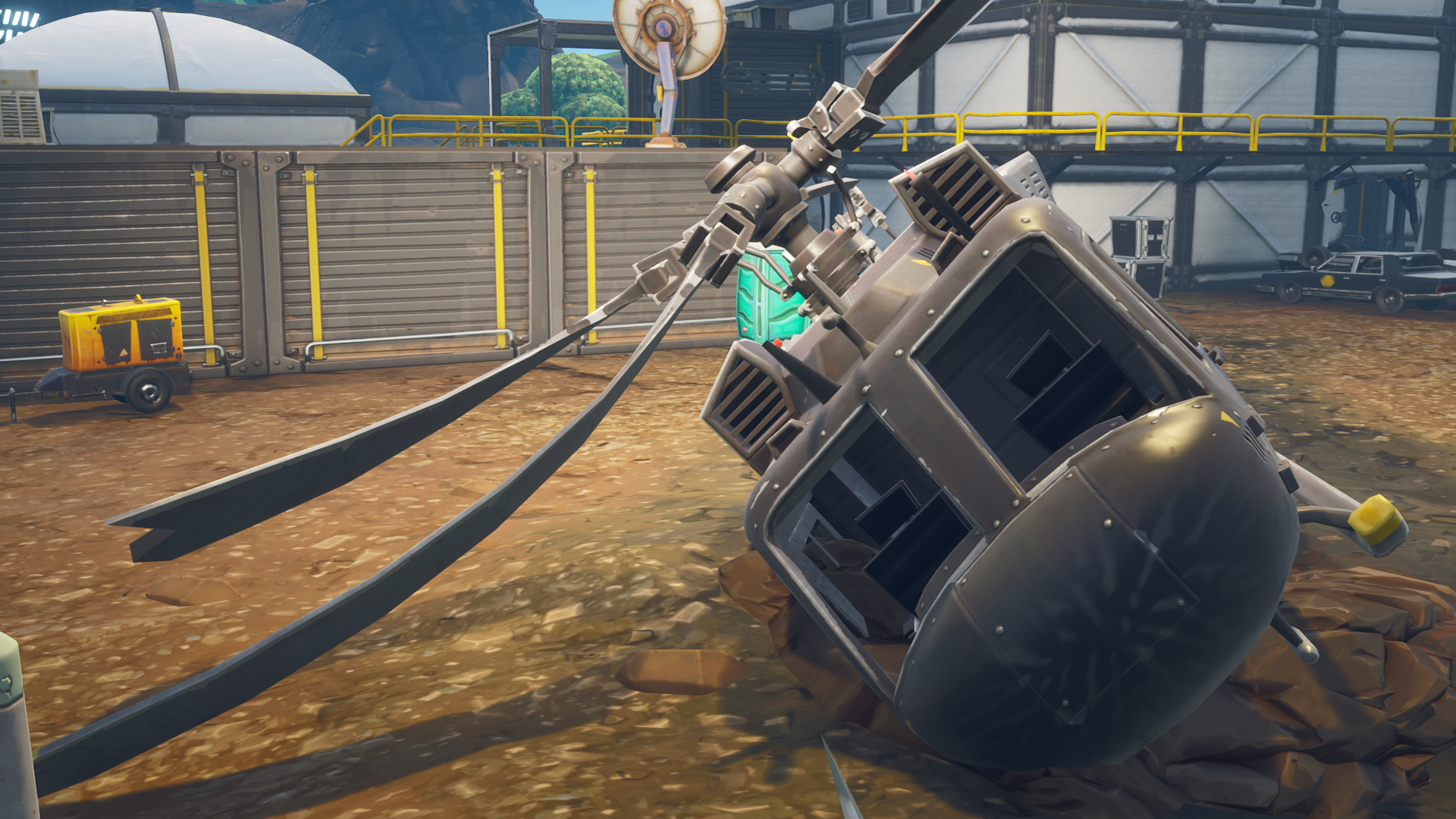 Download Helicopter Video Game Fortnite HD Wallpaper