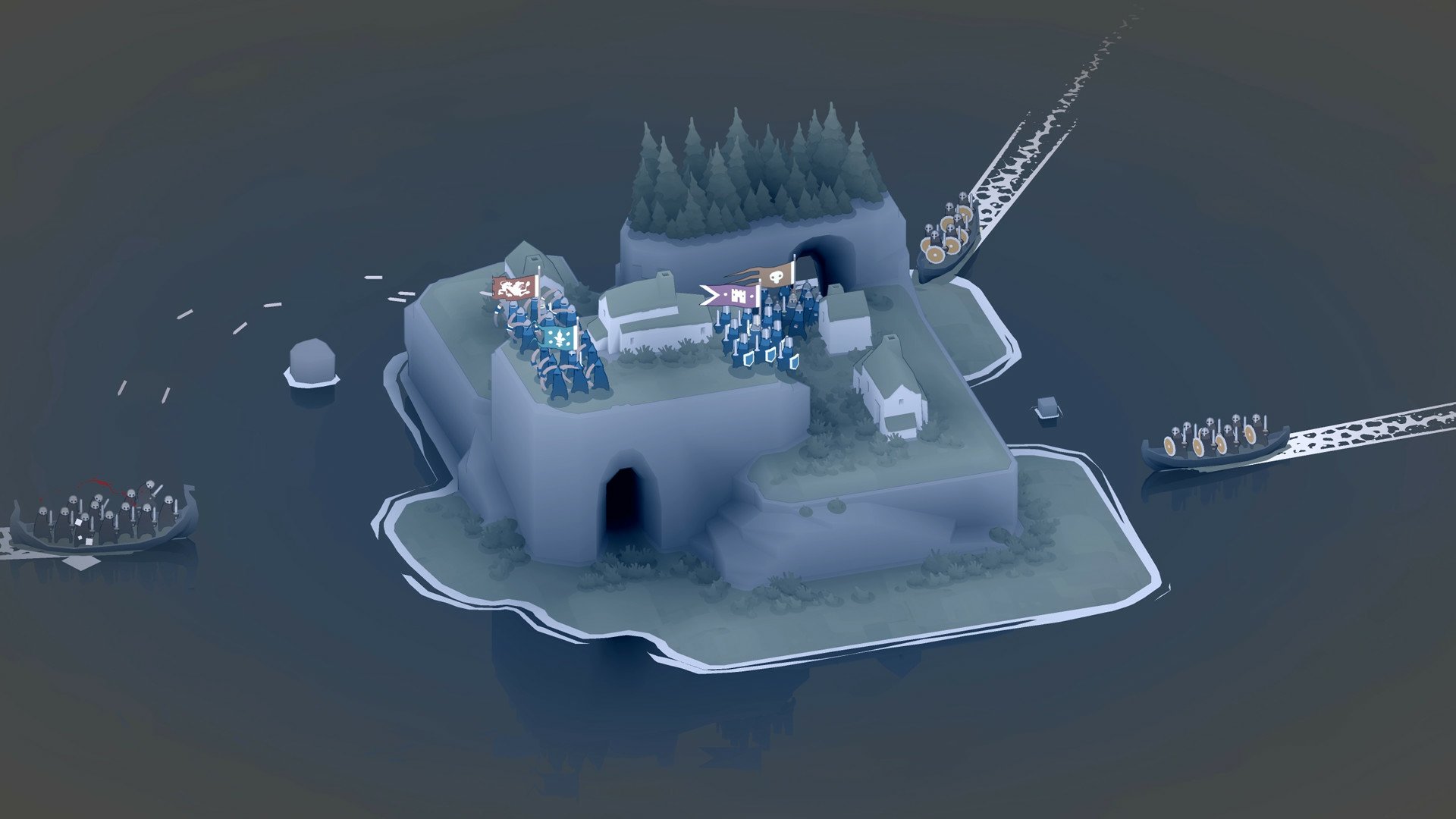 Bad North Game HD Wallpaper - Strategic Island Defense