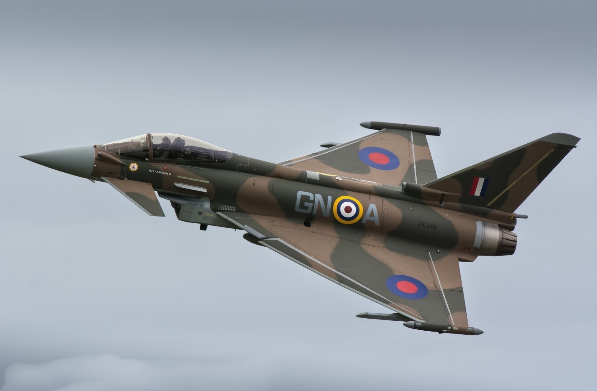 Download Warplane Aircraft Jet Fighter Military Eurofighter Typhoon Hd