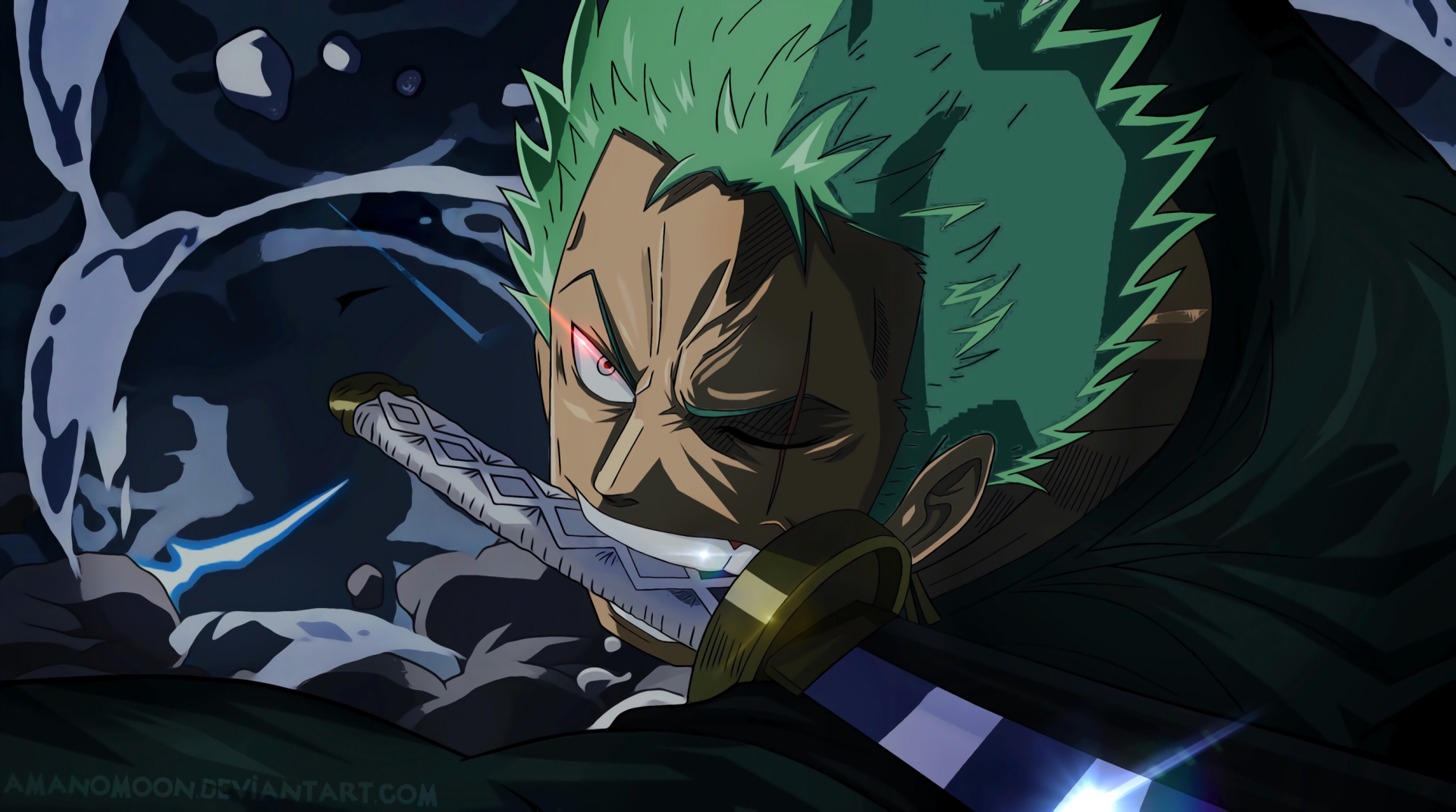 Roronoa Zoro HD Wallpaper by Amanomoon