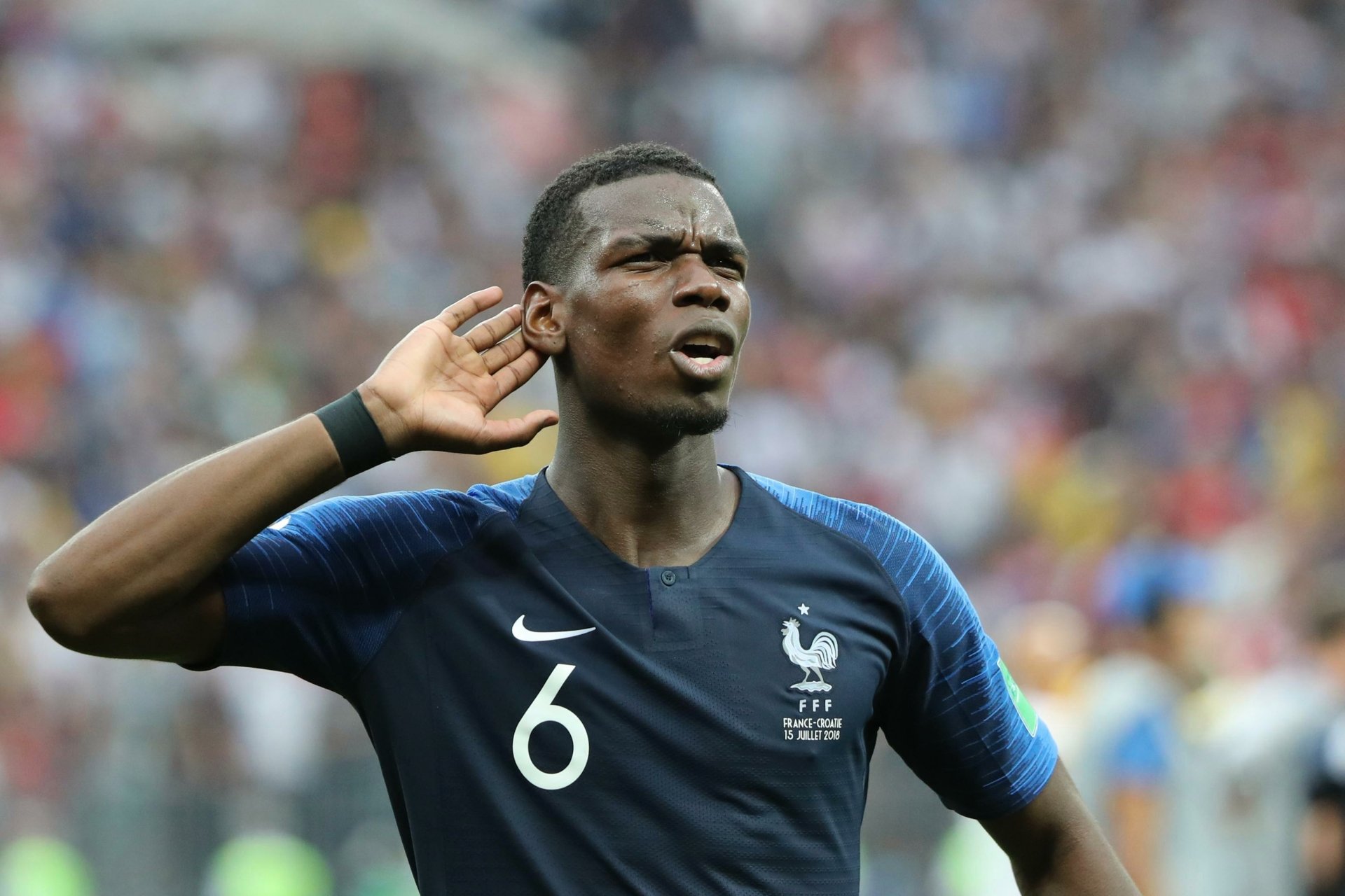 Dynamic Paul Pogba HD Wallpaper for Desktops