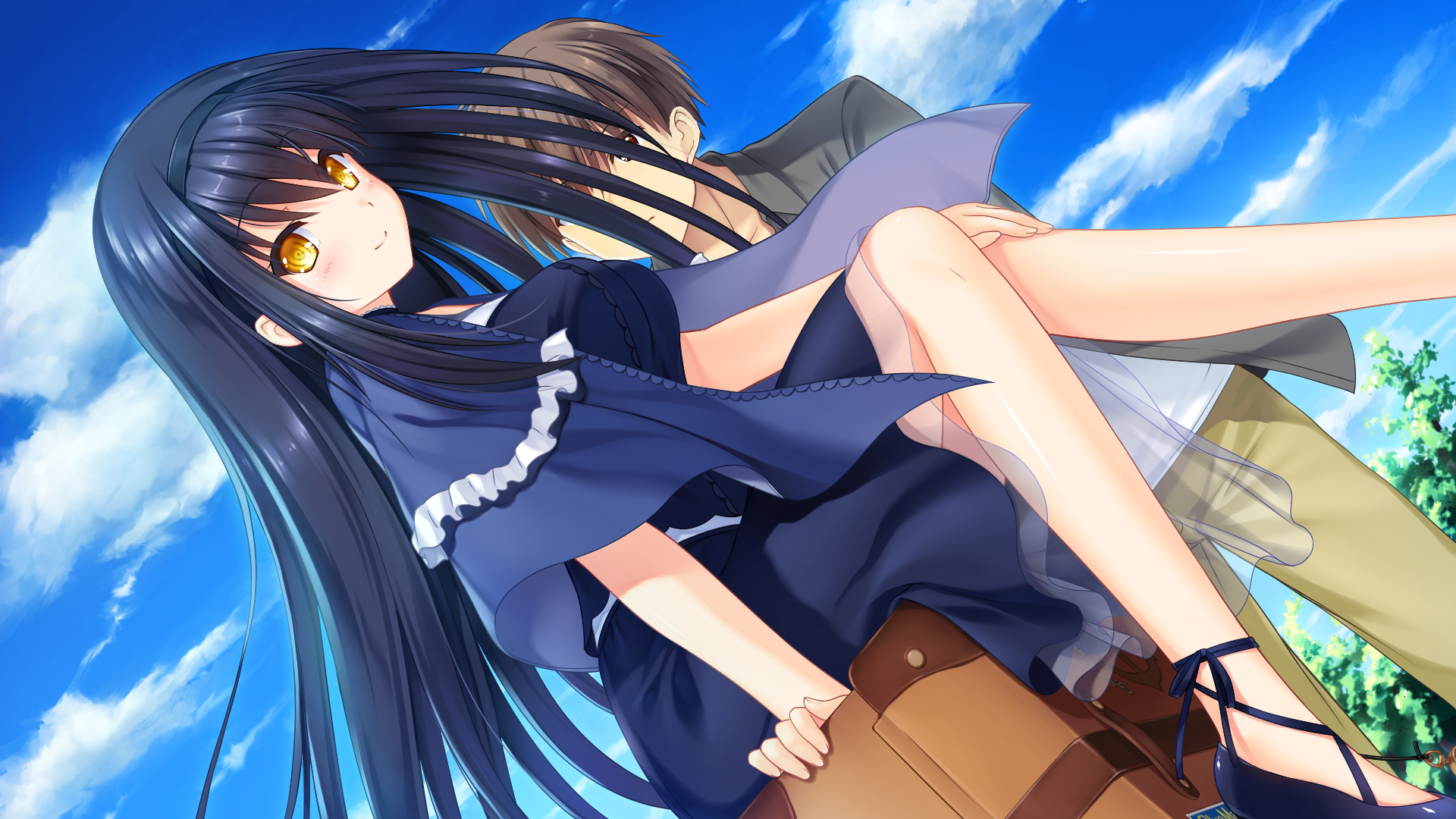 Naruse Shiroha Summer Pockets HD Wallpaper by KEY