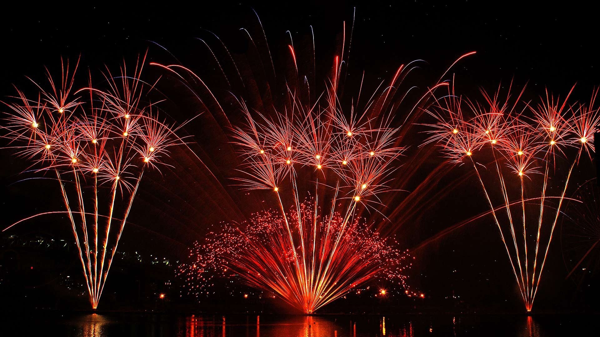 Spectacular Night Fireworks HD Wallpaper Celebration | 1920x1080 ...