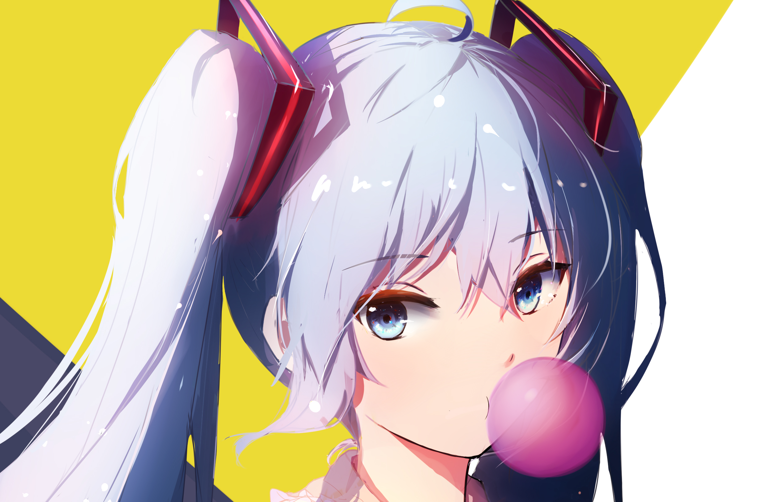 Download Hatsune Miku Anime Vocaloid HD Wallpaper by 梦夏shimmer