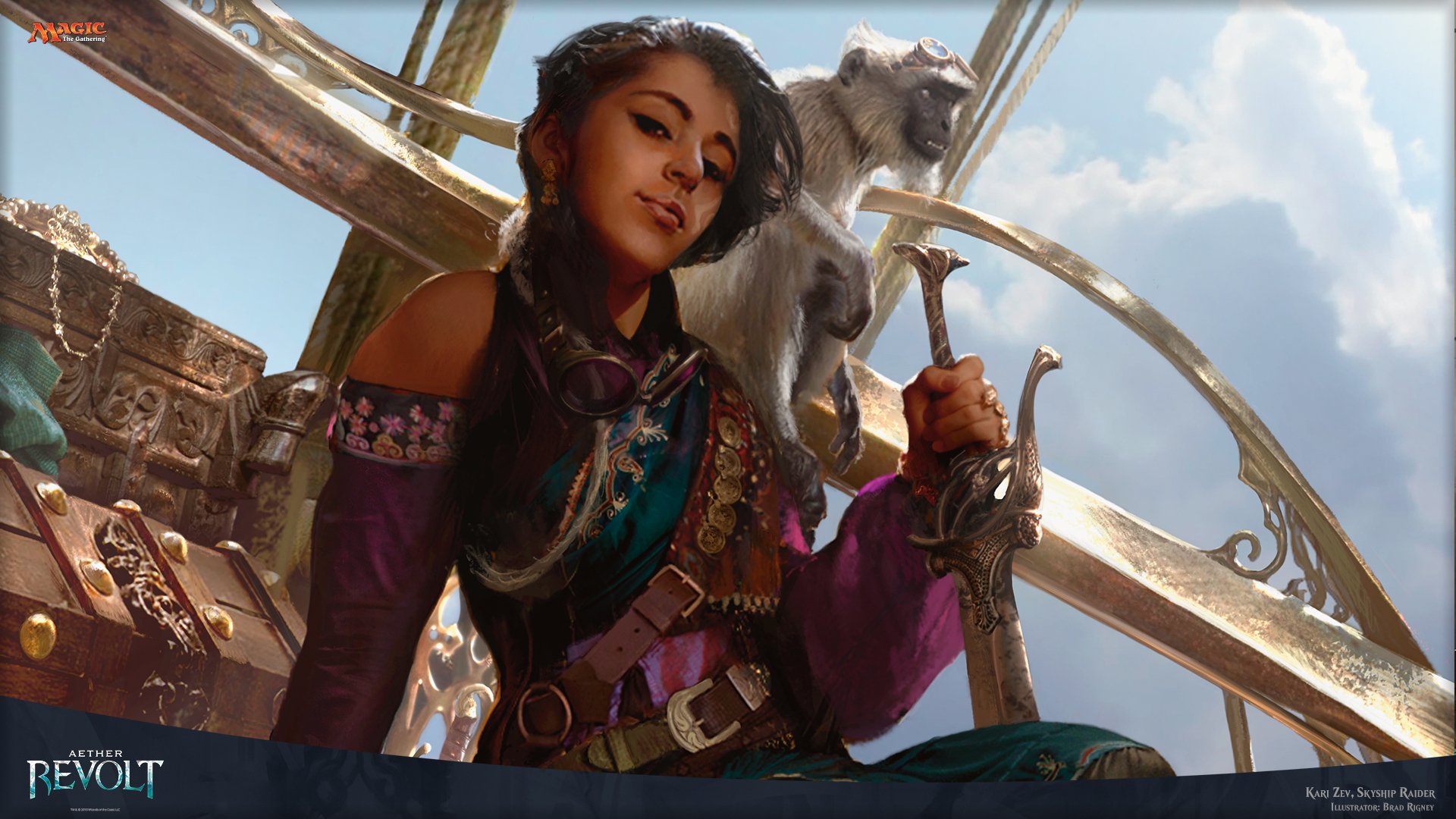 Download Aether Revolt (Magic: The Gathering) Pirate Kari Zev Skyship ...