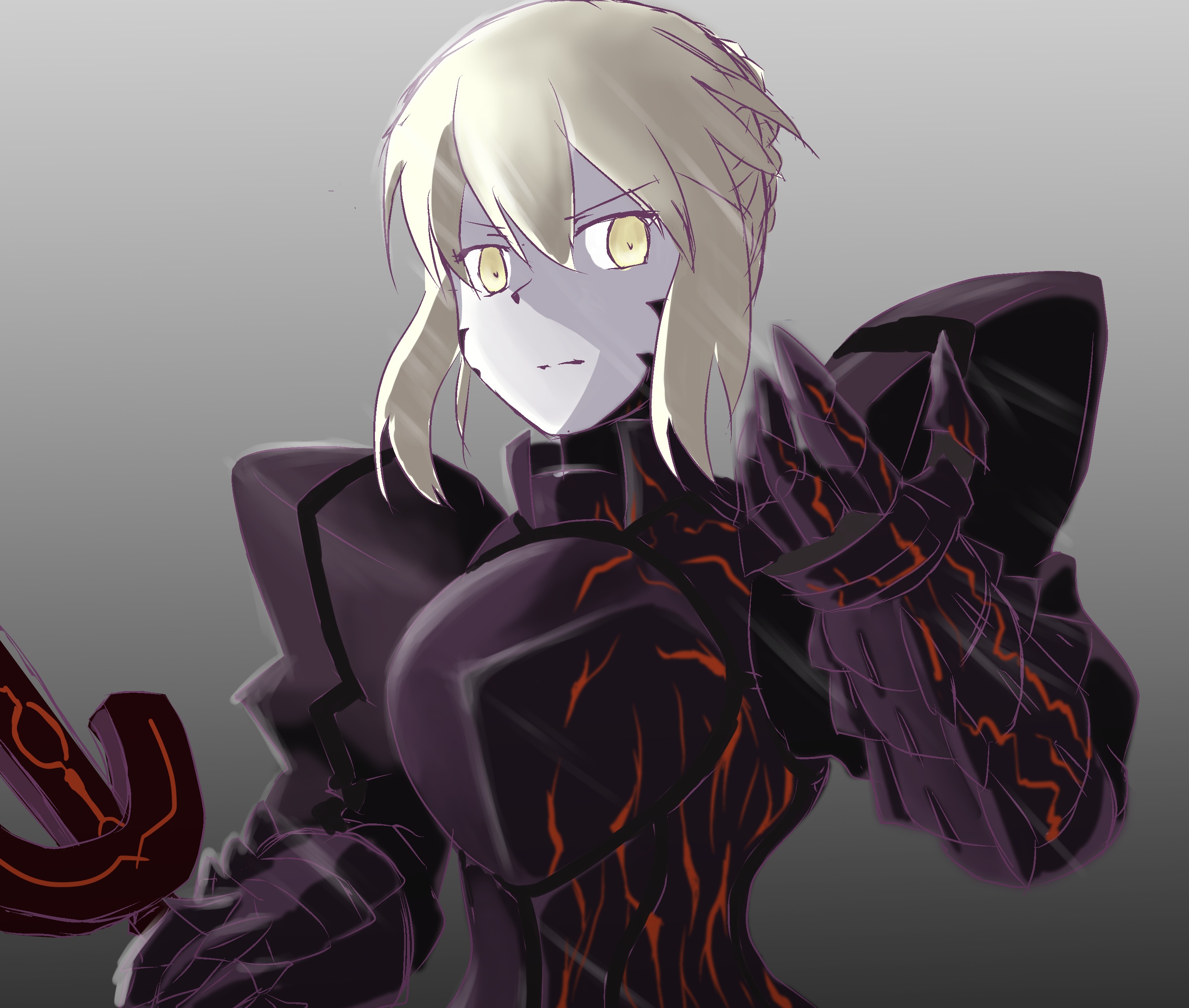 Download Saber Alter Anime Fate/Grand Order HD Wallpaper by ことり。