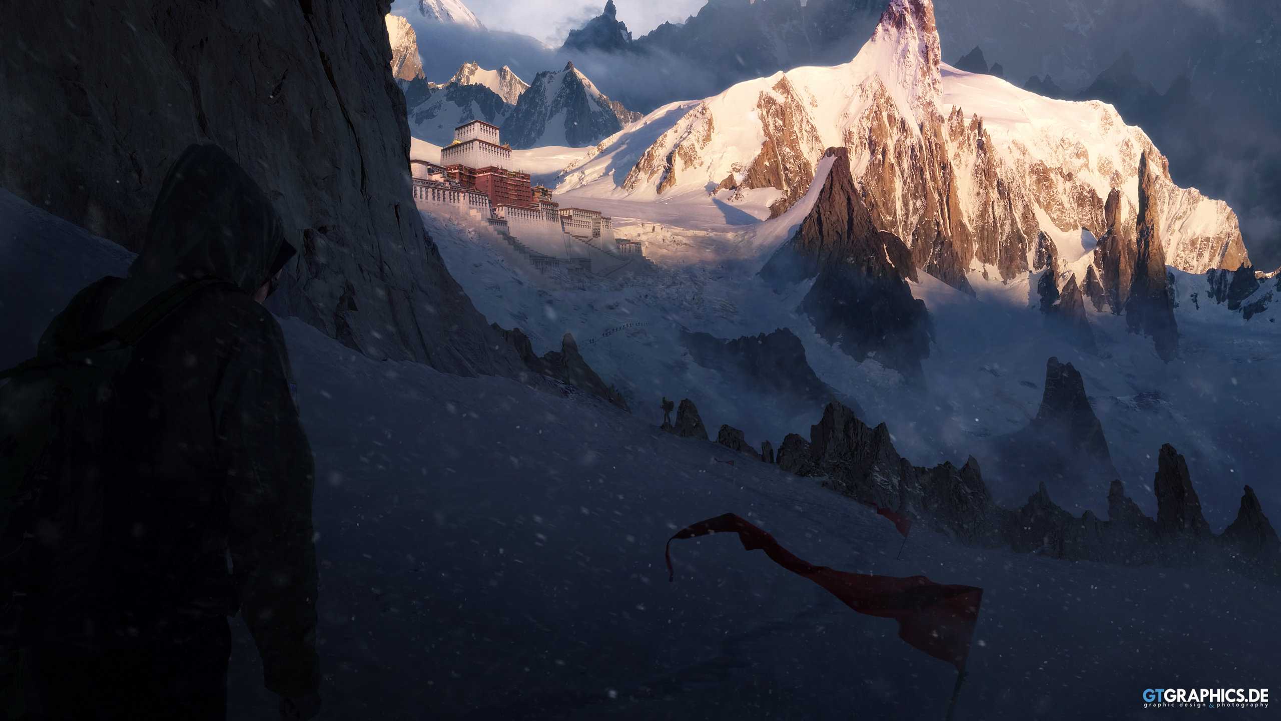 Download Snow Mountain Banner Fantasy Adventure Fantasy Adventure HD ...