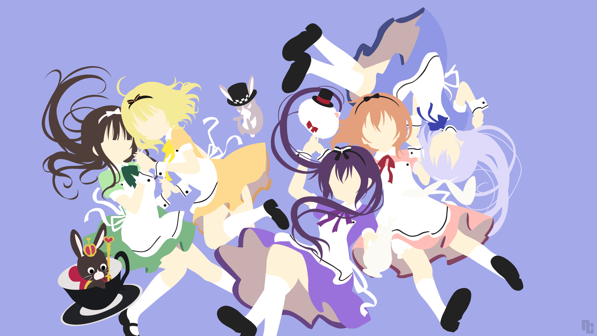 Anime Is the Order a Rabbit? HD Wallpaper by ncoll36