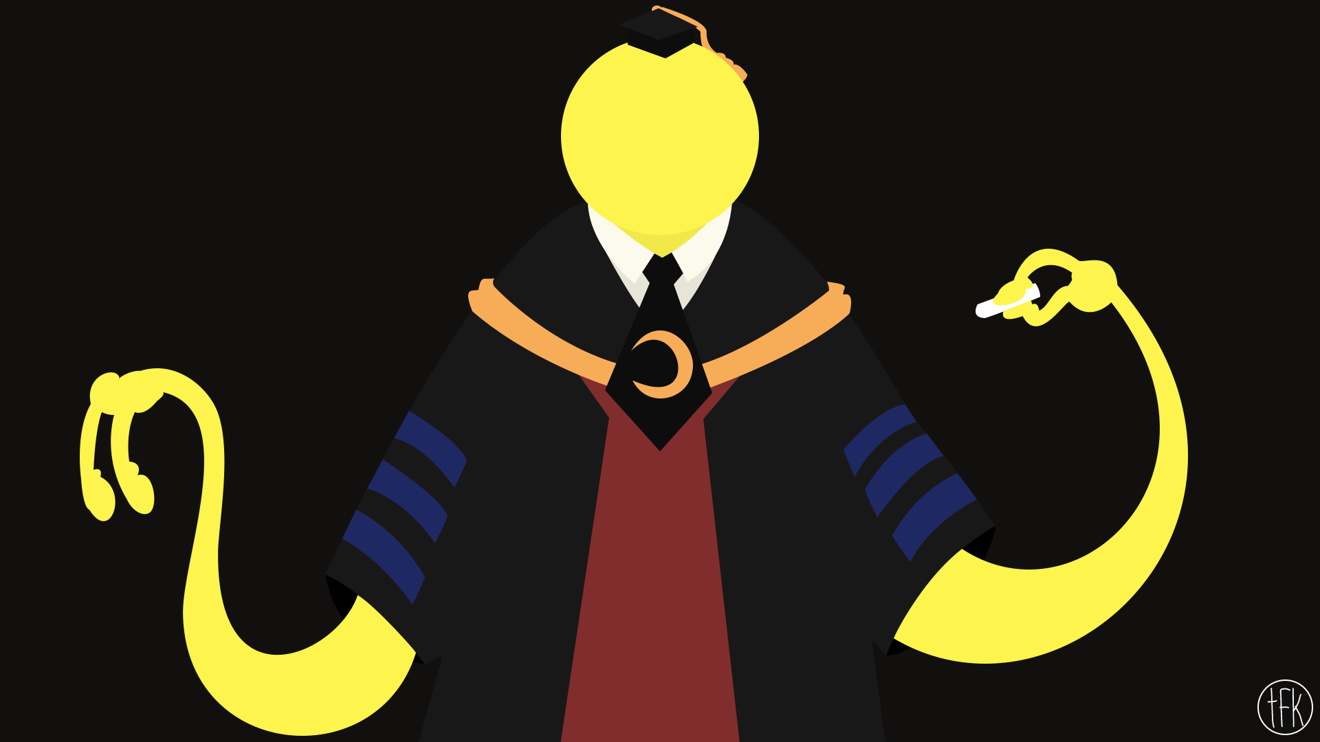 Koro-sensei HD Wallpaper – Iconic Anime from Assassination Classroom by ...