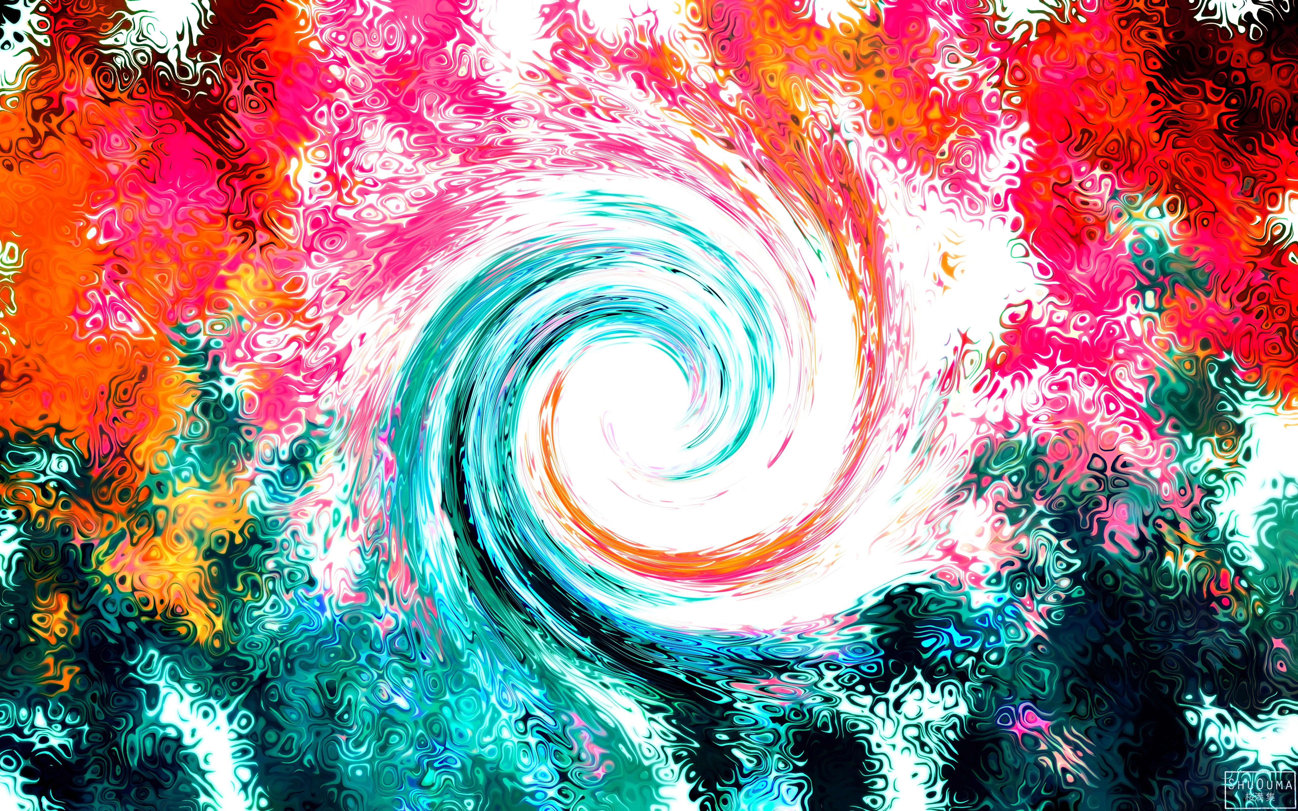 Download Abstract Swirl 4k Ultra HD Wallpaper by ShuOuma