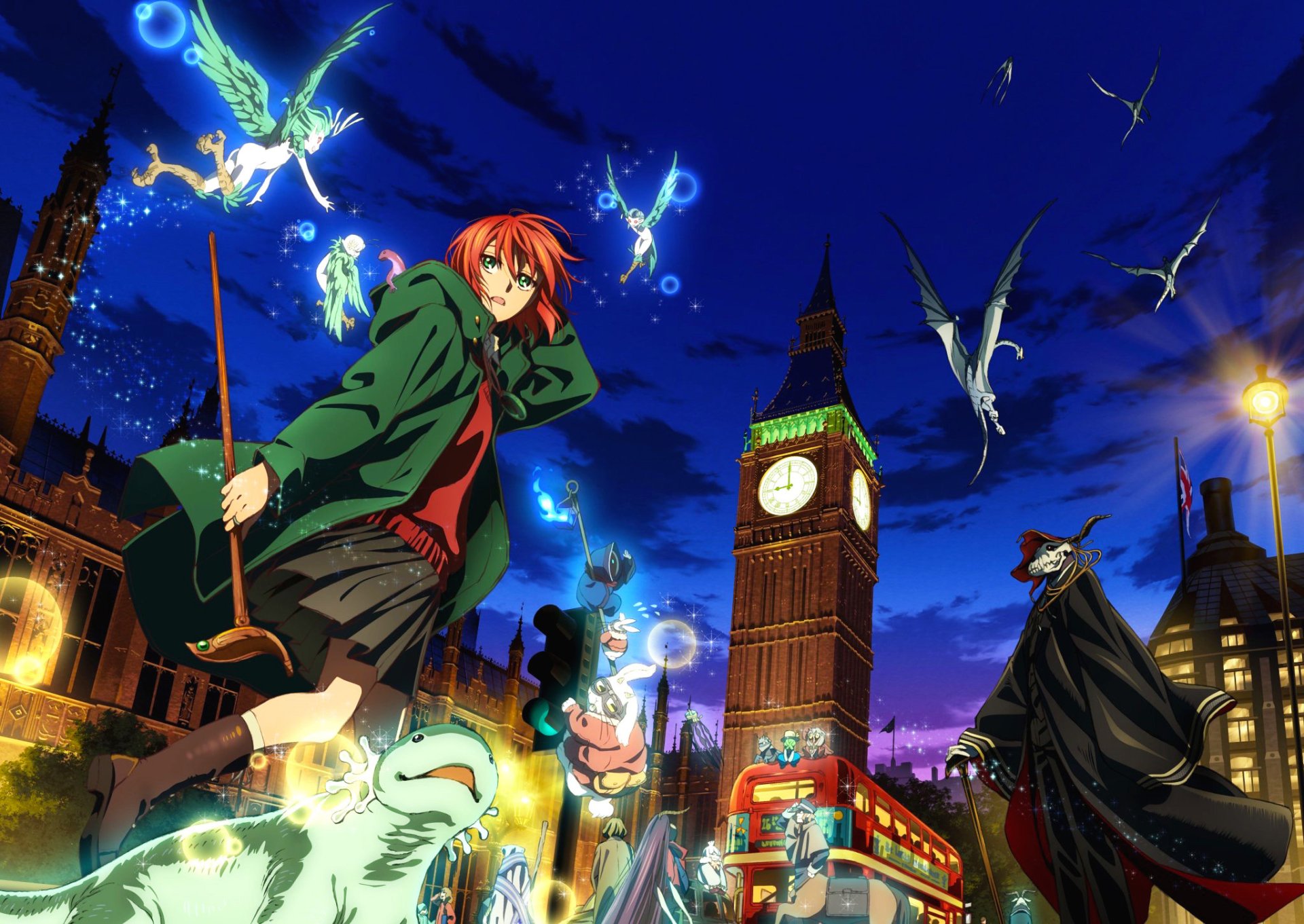 The Ancient Magus' Bride HD: Elias & Chise's Enchanted London Night by ...
