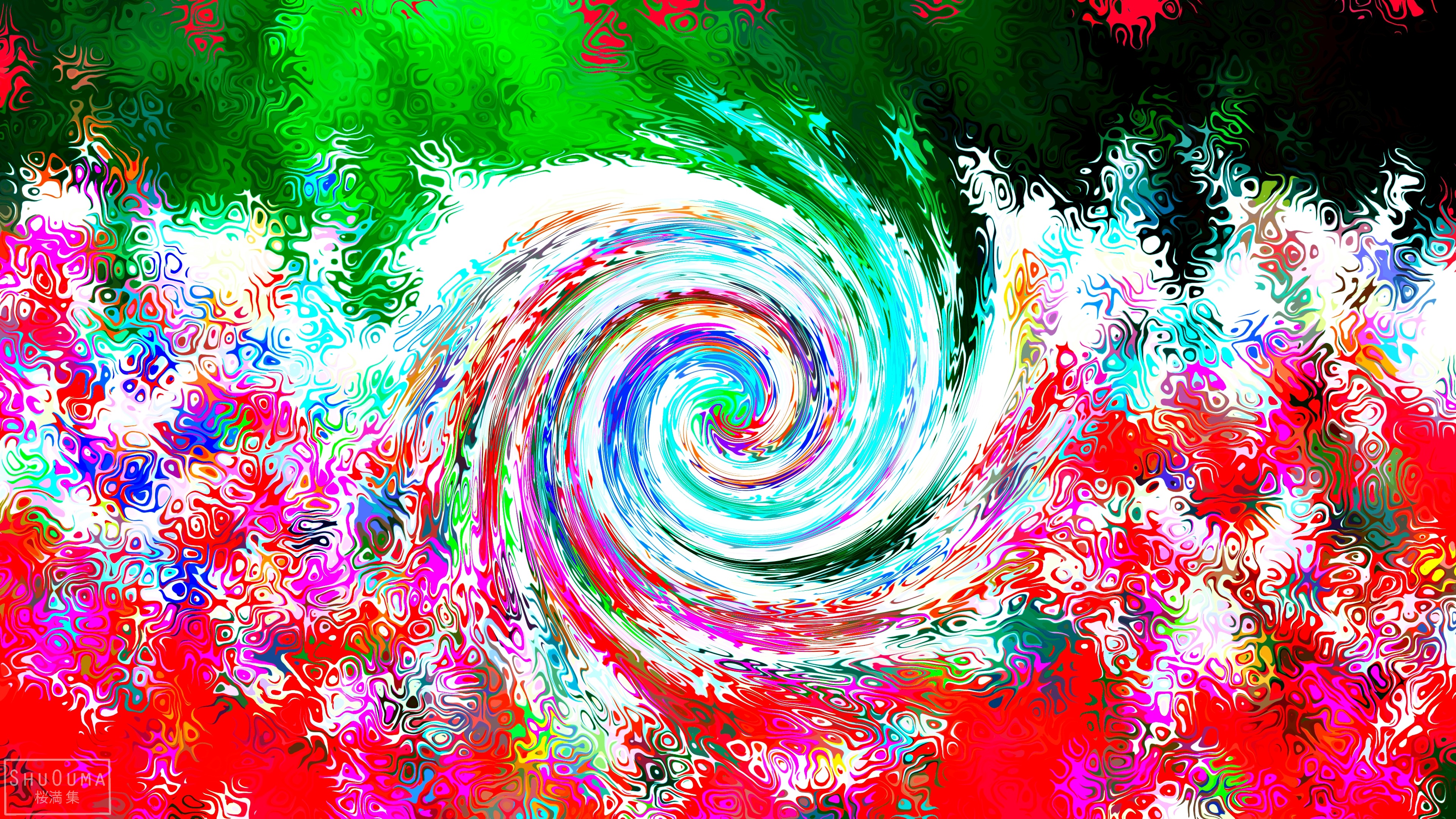 Download Abstract Swirl 4k Ultra HD Wallpaper by ShuOuma