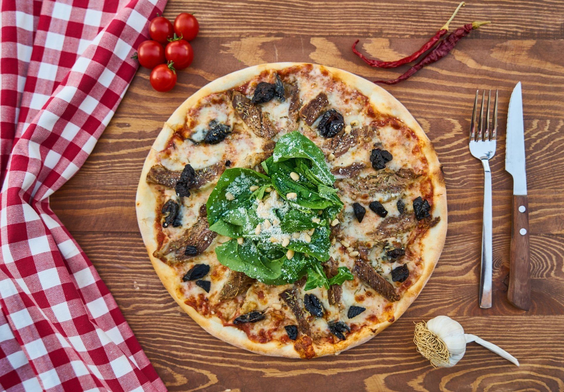 Download Still Life Food Pizza 4k Ultra HD Wallpaper | 7640x5304 ...