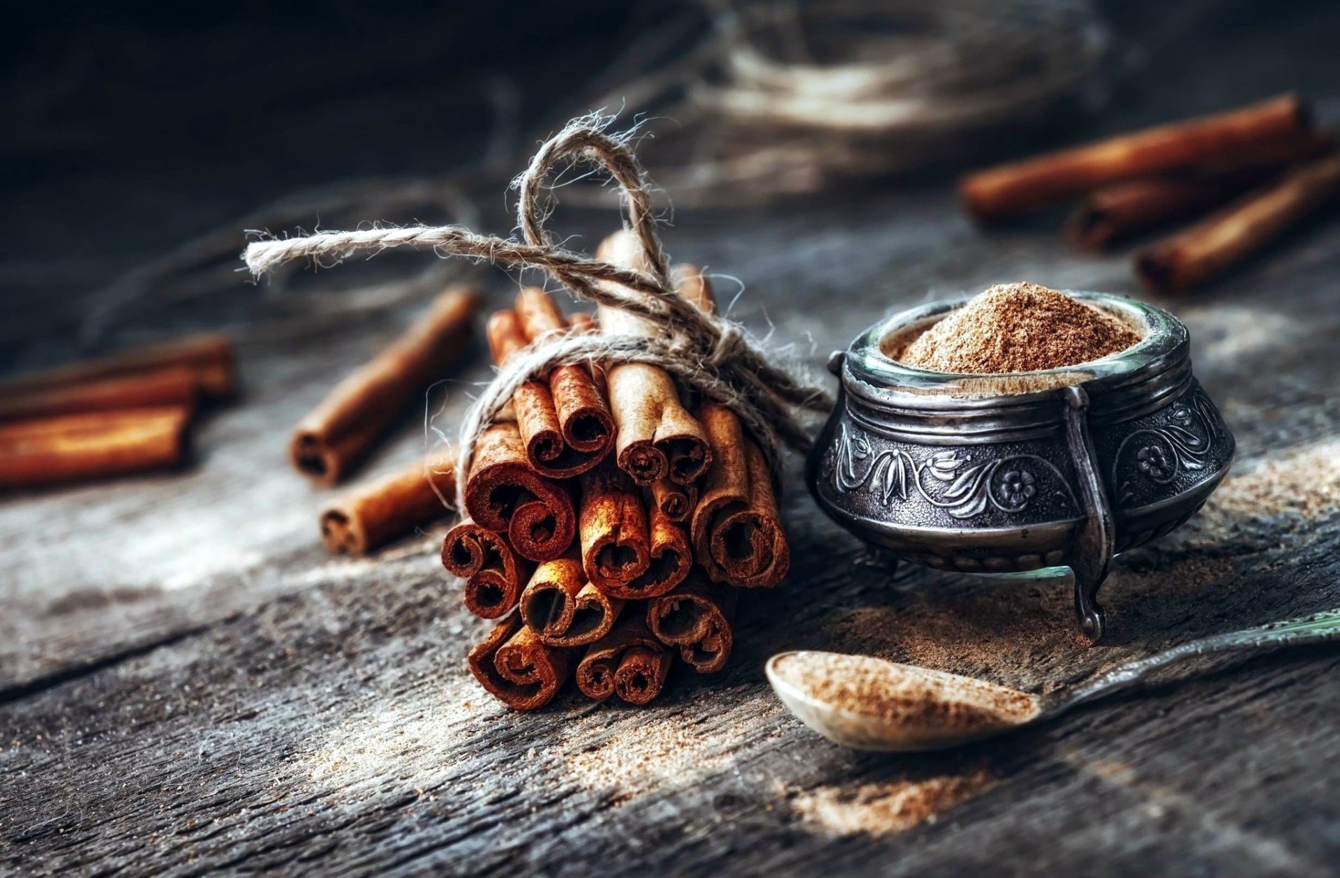 Download Still Life Food Cinnamon HD Wallpaper