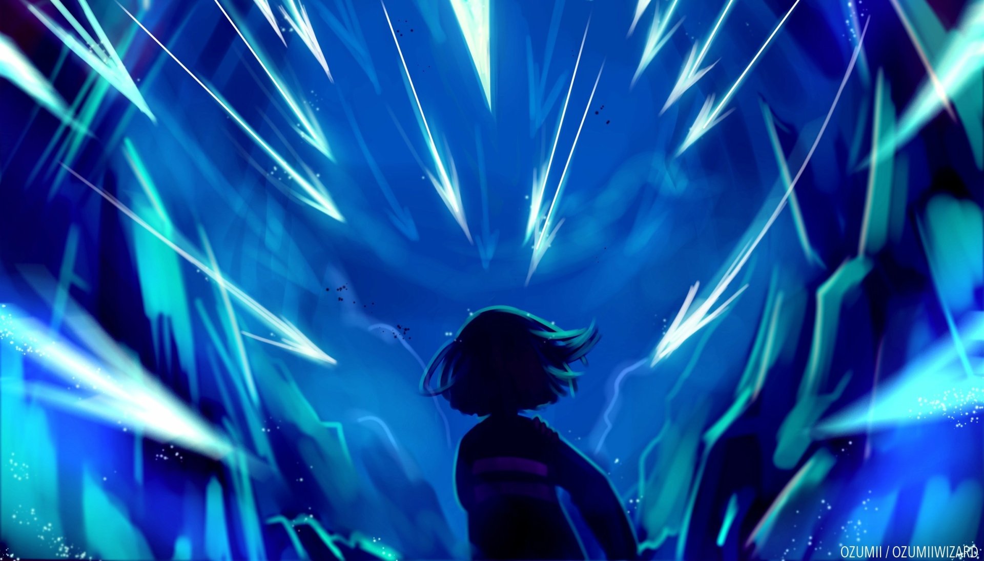 Frisk's Epic Undertale Adventure – HD Video Game Wallpaper