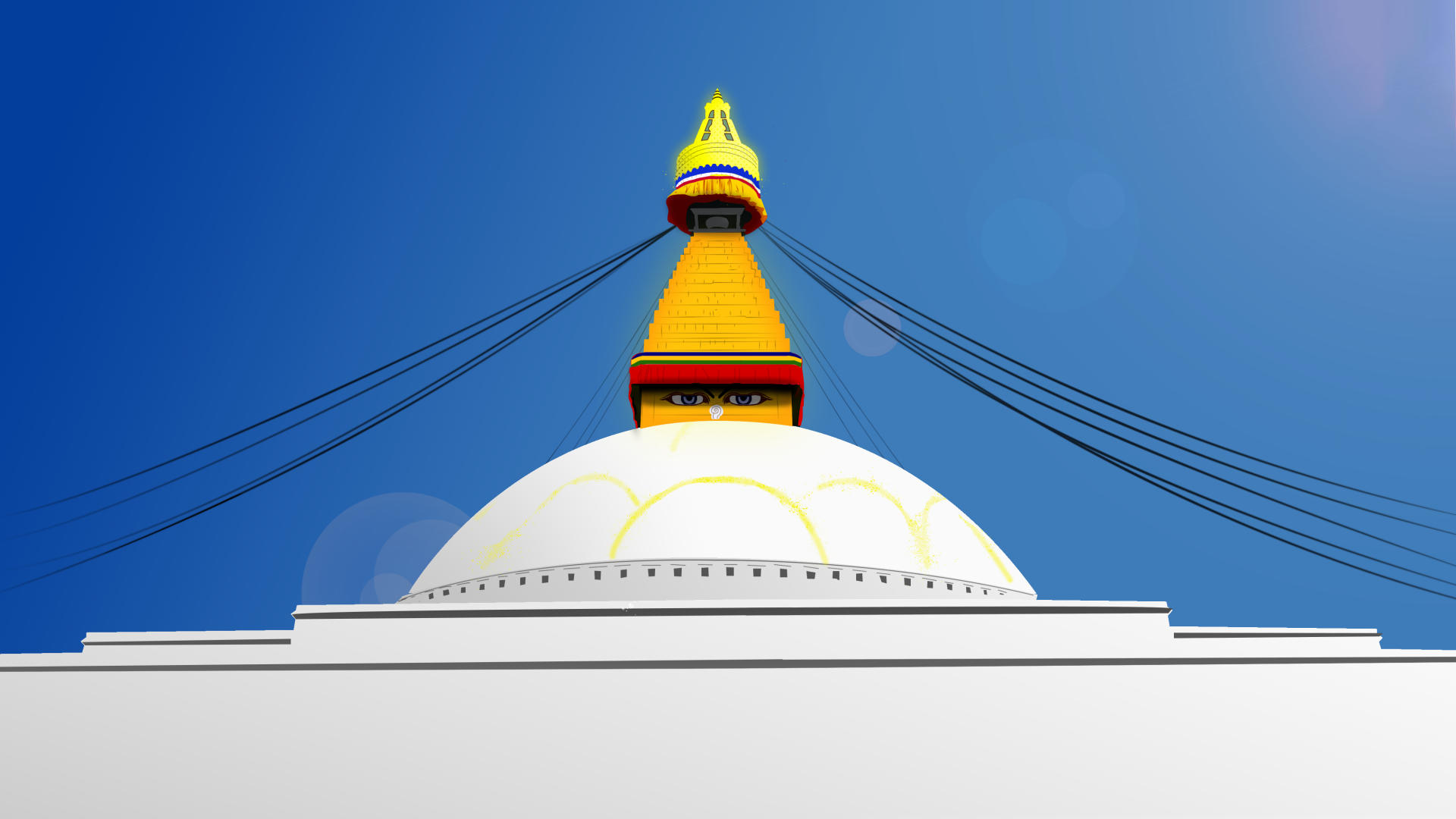 Boudhanath Stupa by EnRyuu