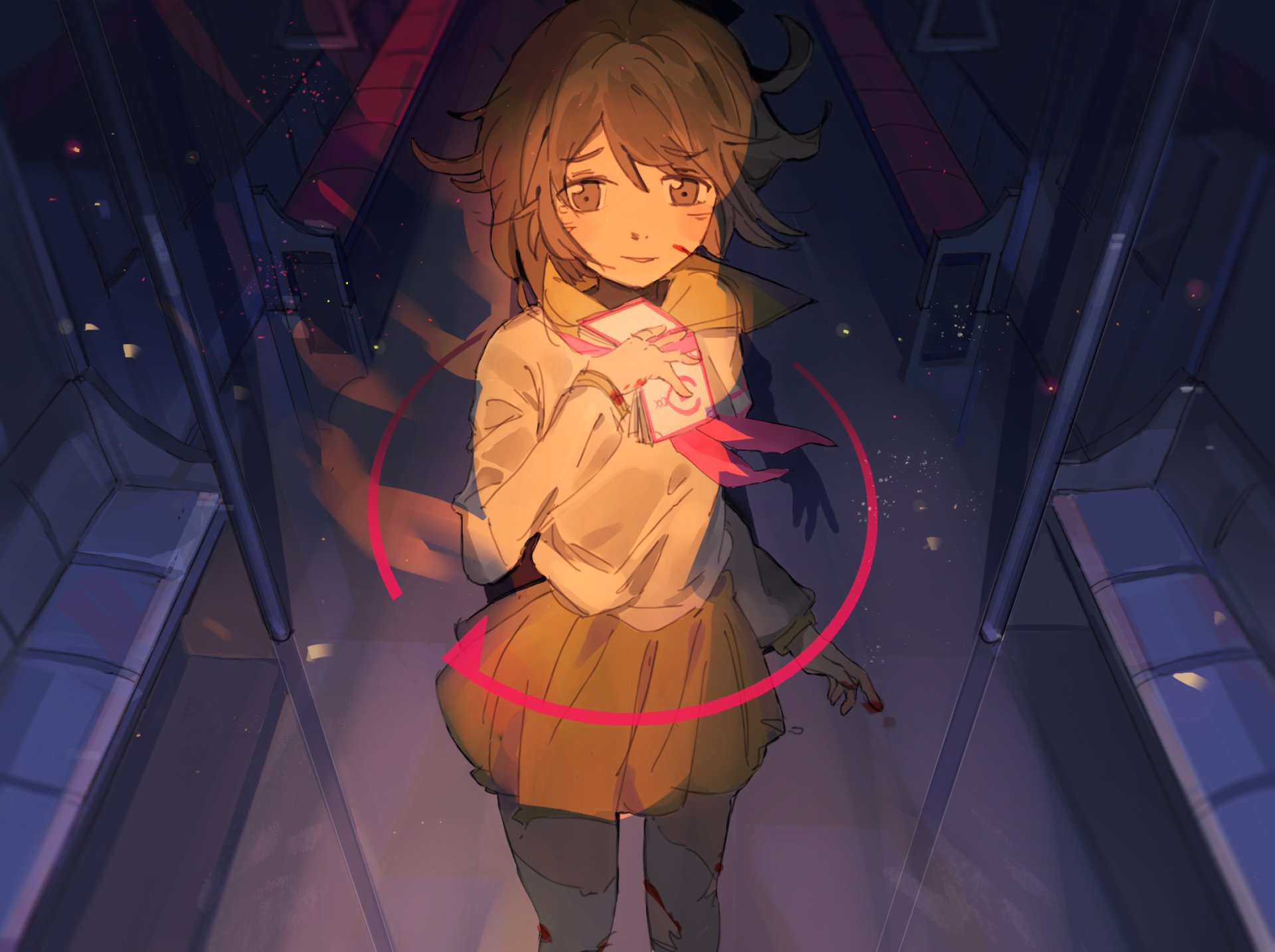 Ringo's Enigmatic Glow – Mawaru Penguindrum HD Anime Wallpaper by あすにゃ