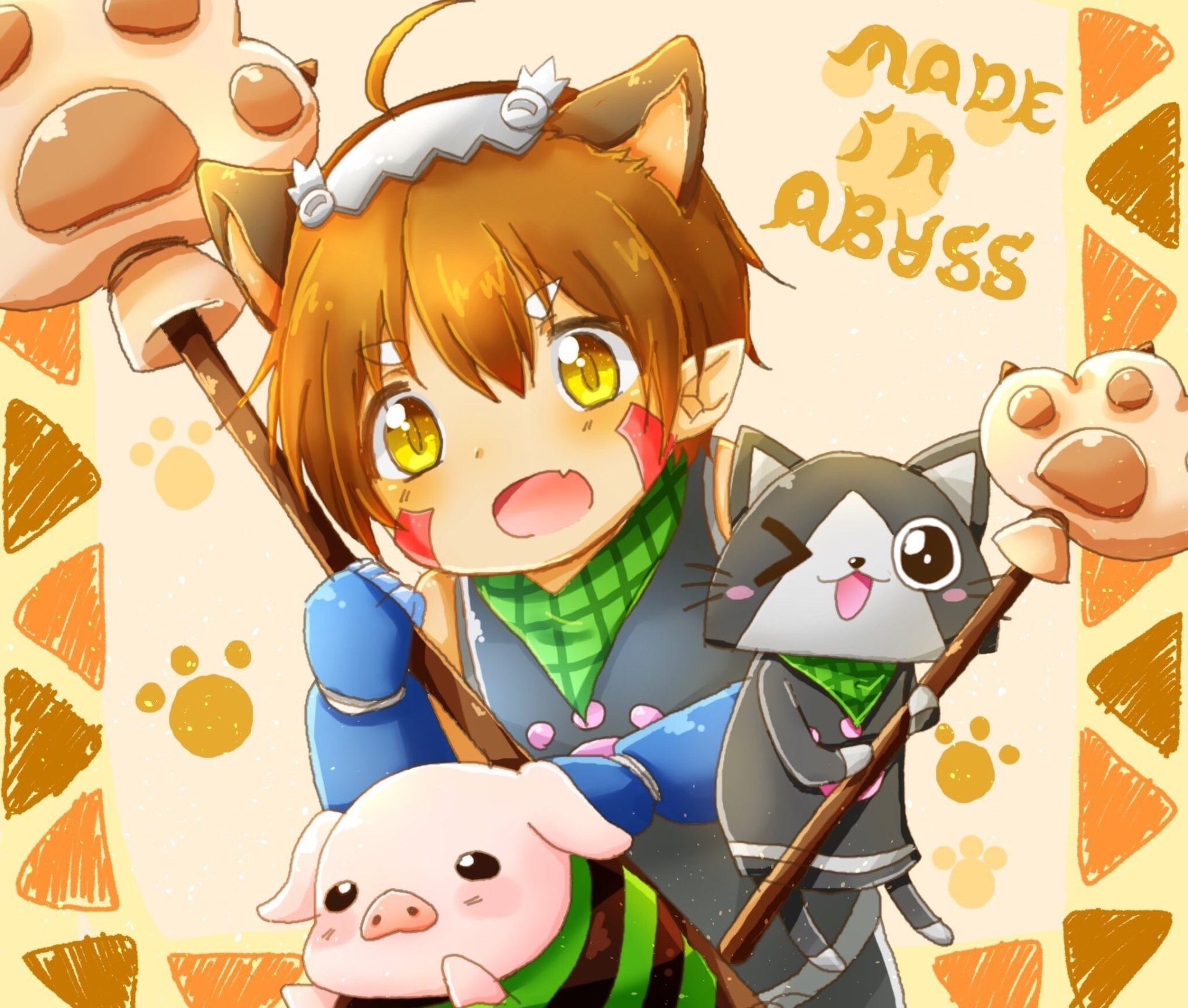 Download Reg (Made In Abyss) Anime Made In Abyss HD Wallpaper by ハンク