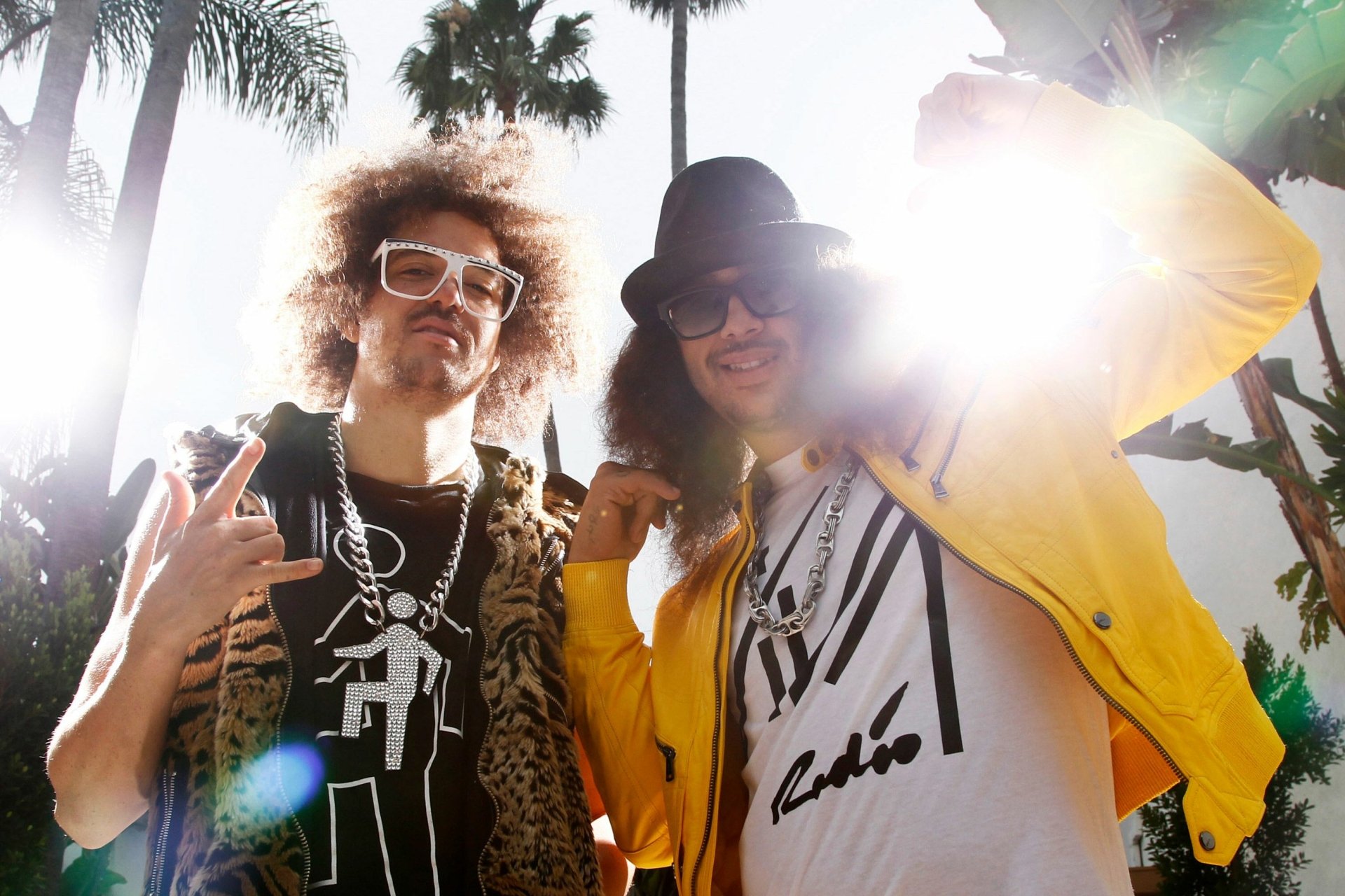 Party Rock Duo HD Wallpaper