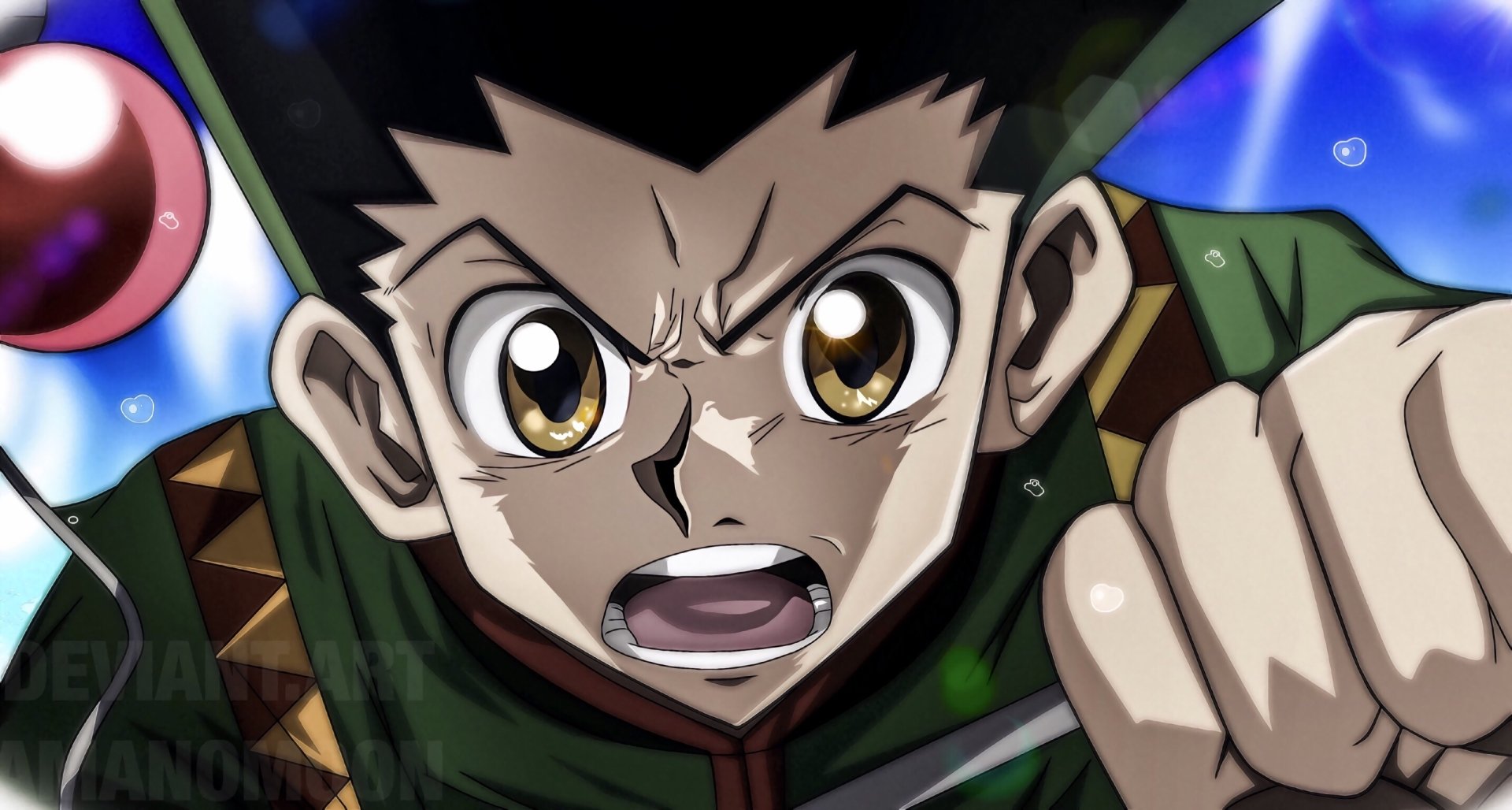 Gon Freecss HD Wallpaper | Dynamic Hunter x Hunter Anime Action by ...