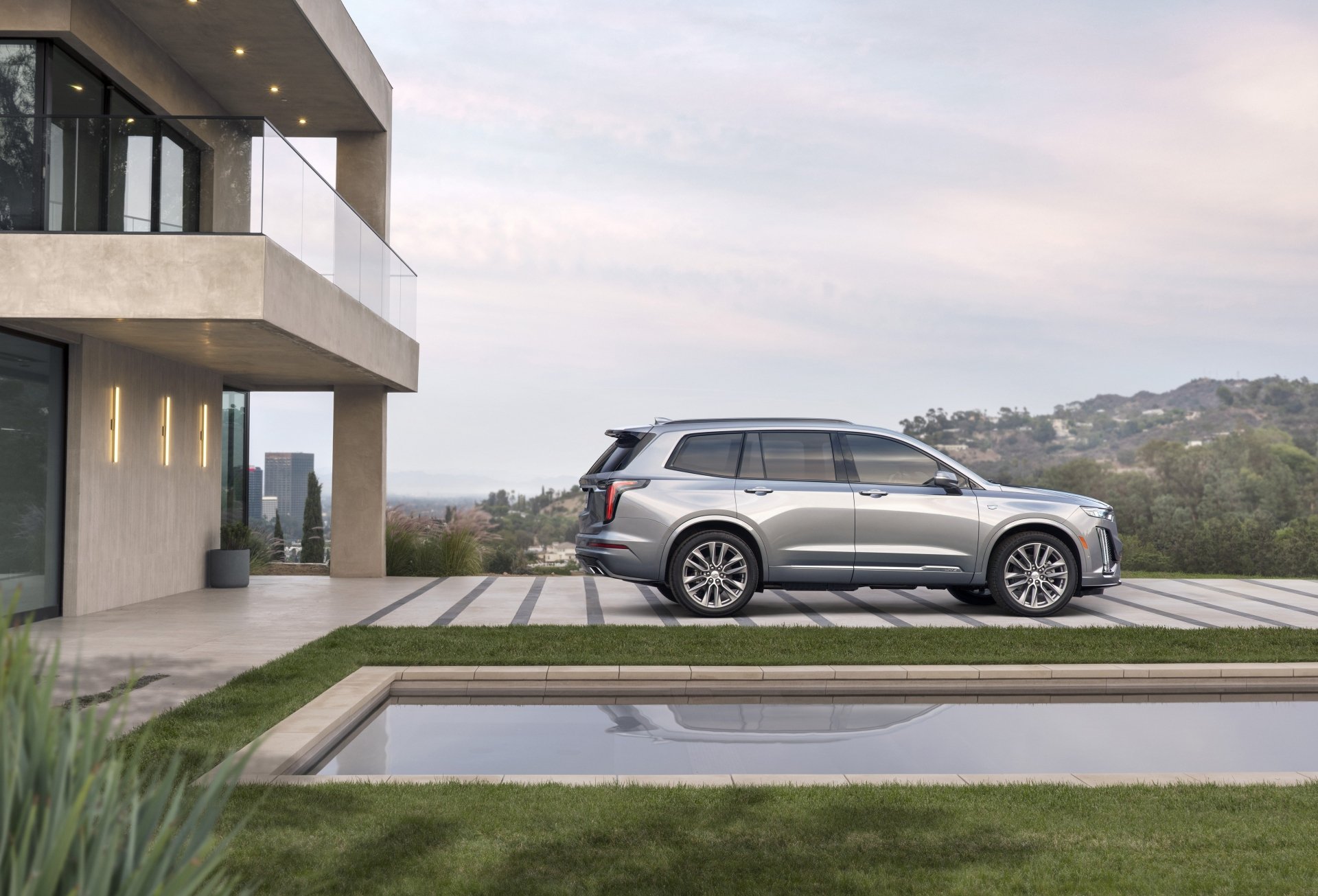 Download SUV Silver Car Car Cadillac Vehicle Cadillac XT6 4k Ultra HD ...